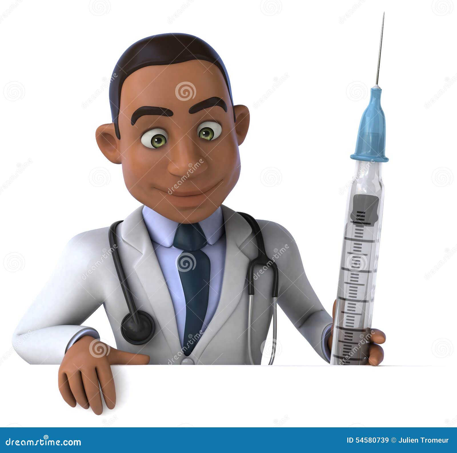 Fun doctor stock illustration. Illustration of stethoscope - 54580739