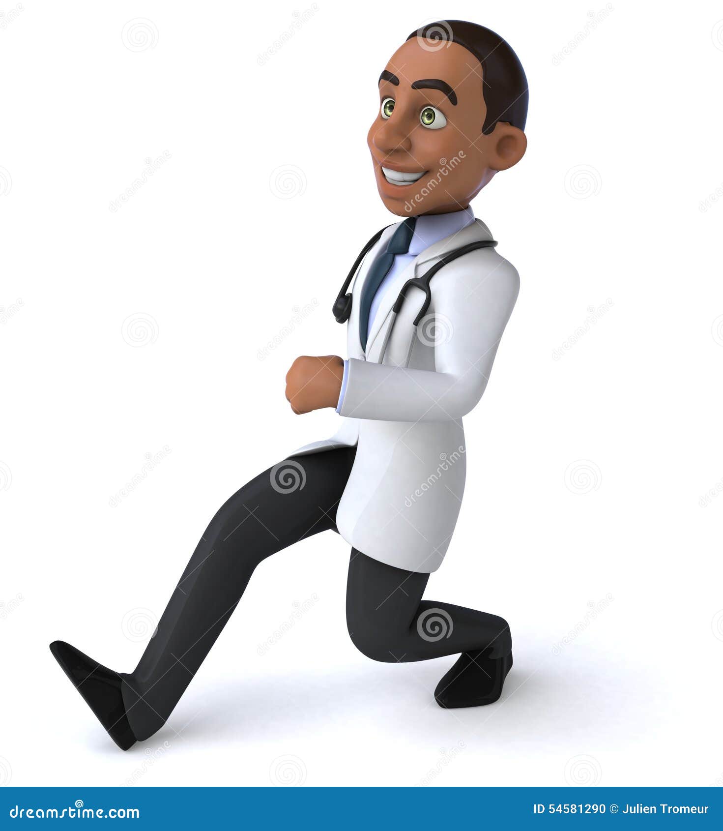 Fun doctor stock illustration. Illustration of examination - 54581290