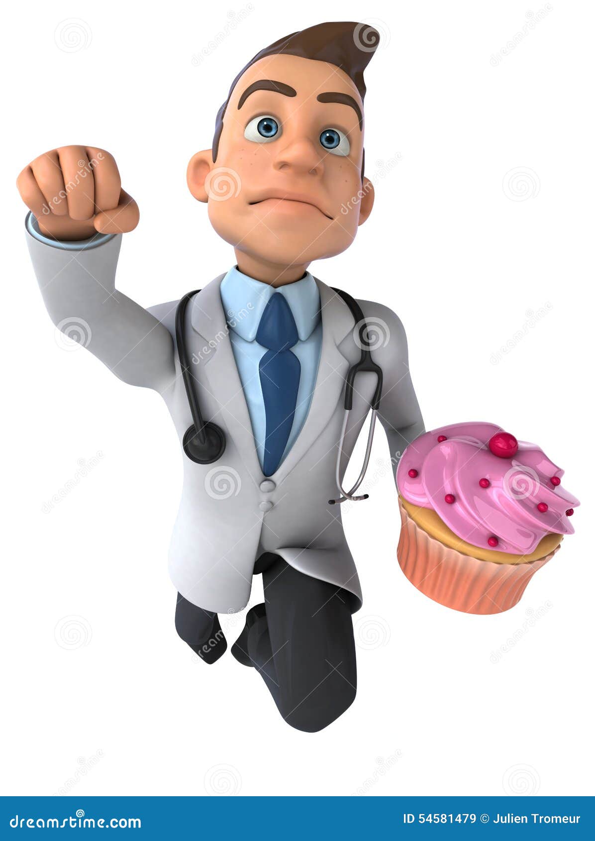 Fun doctor stock illustration. Illustration of condition - 54581479