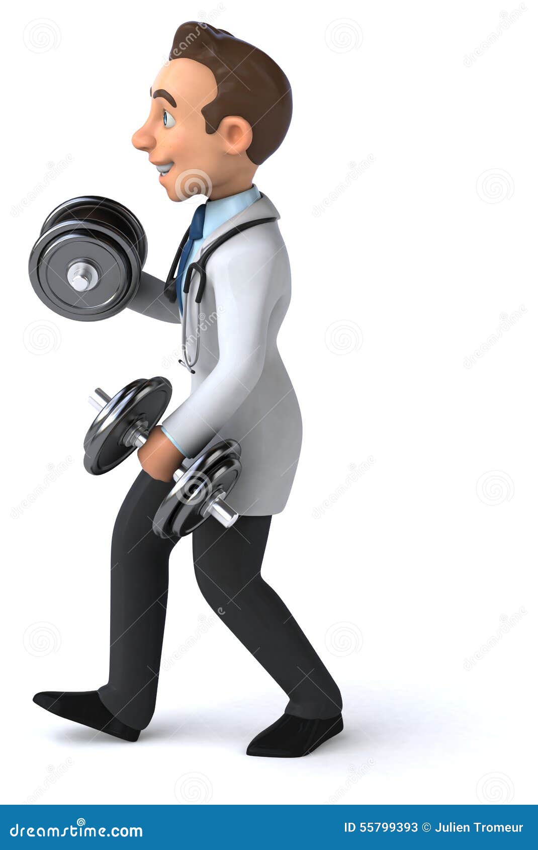 Fun doctor stock illustration. Illustration of healthy - 55799393