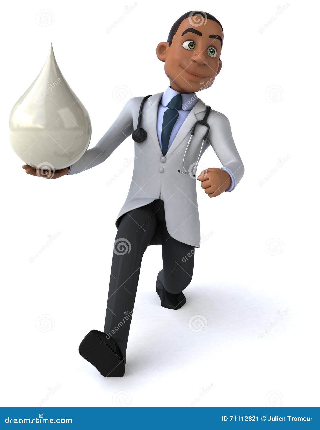 Fun doctor stock illustration. Illustration of practitioner - 71112821