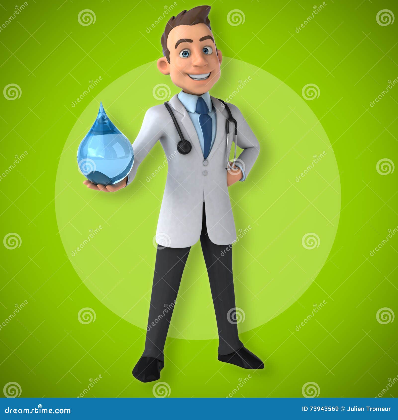Fun doctor stock illustration. Illustration of stethoscope - 73943569