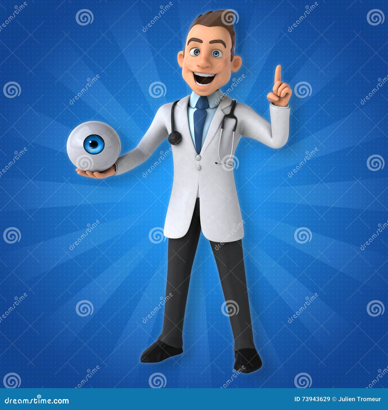 Fun doctor stock illustration. Illustration of patient - 73943629