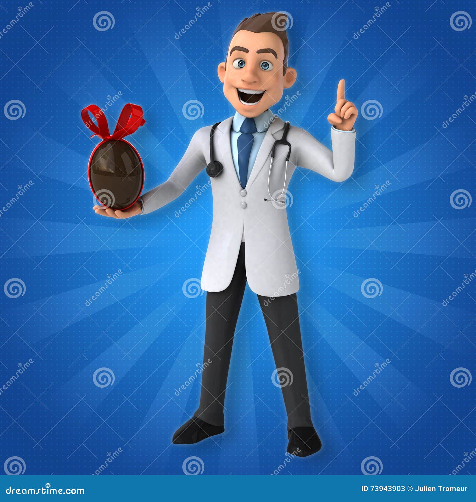 Fun doctor stock illustration. Illustration of doctors - 73943903