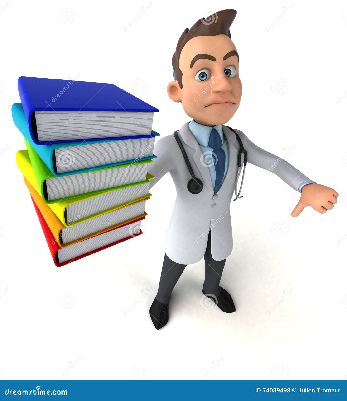 Fun doctor stock illustration. Illustration of healthcare - 74039498