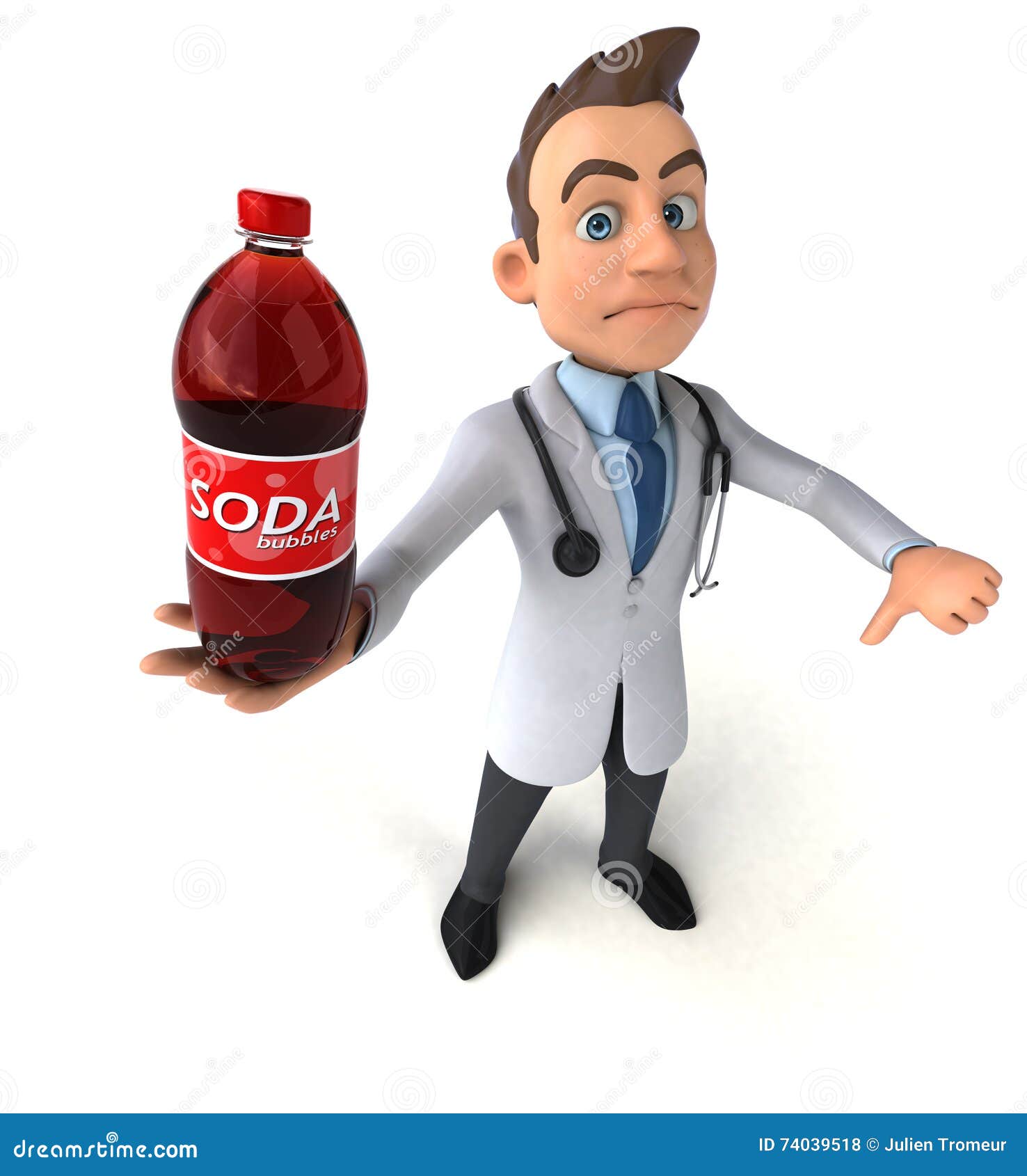 Fun doctor stock illustration. Illustration of healthy - 74039518