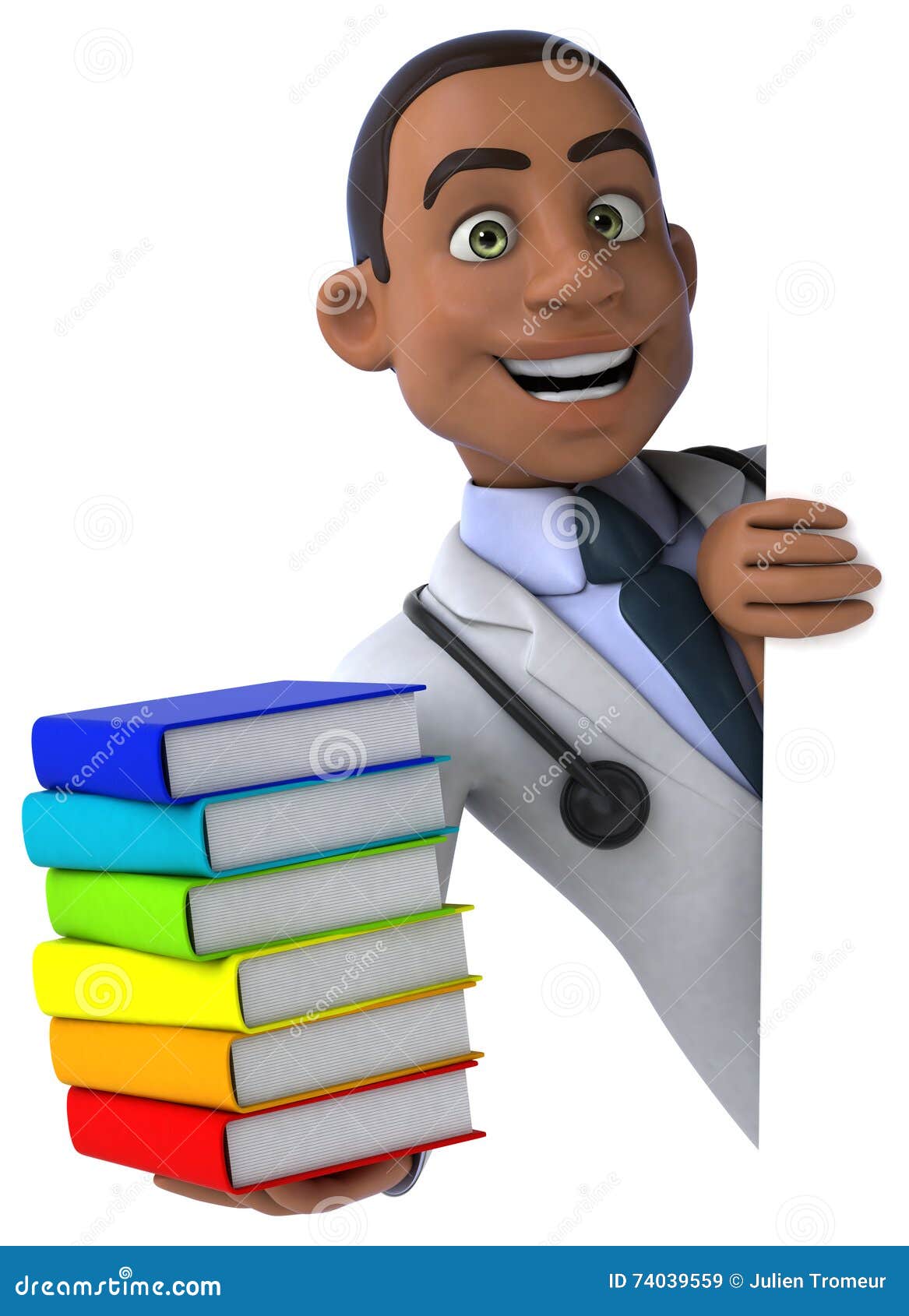 Fun doctor stock illustration. Illustration of practitioner - 74039559