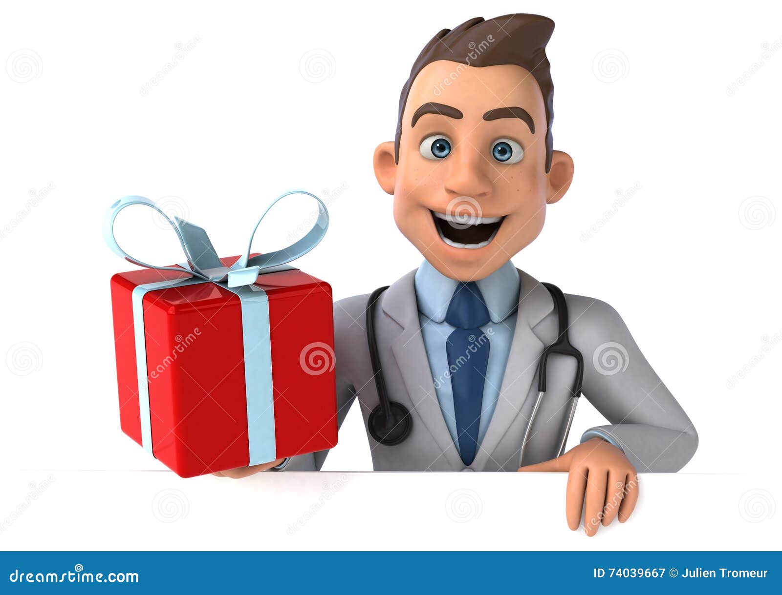 Fun doctor stock illustration. Illustration of examine - 74039667