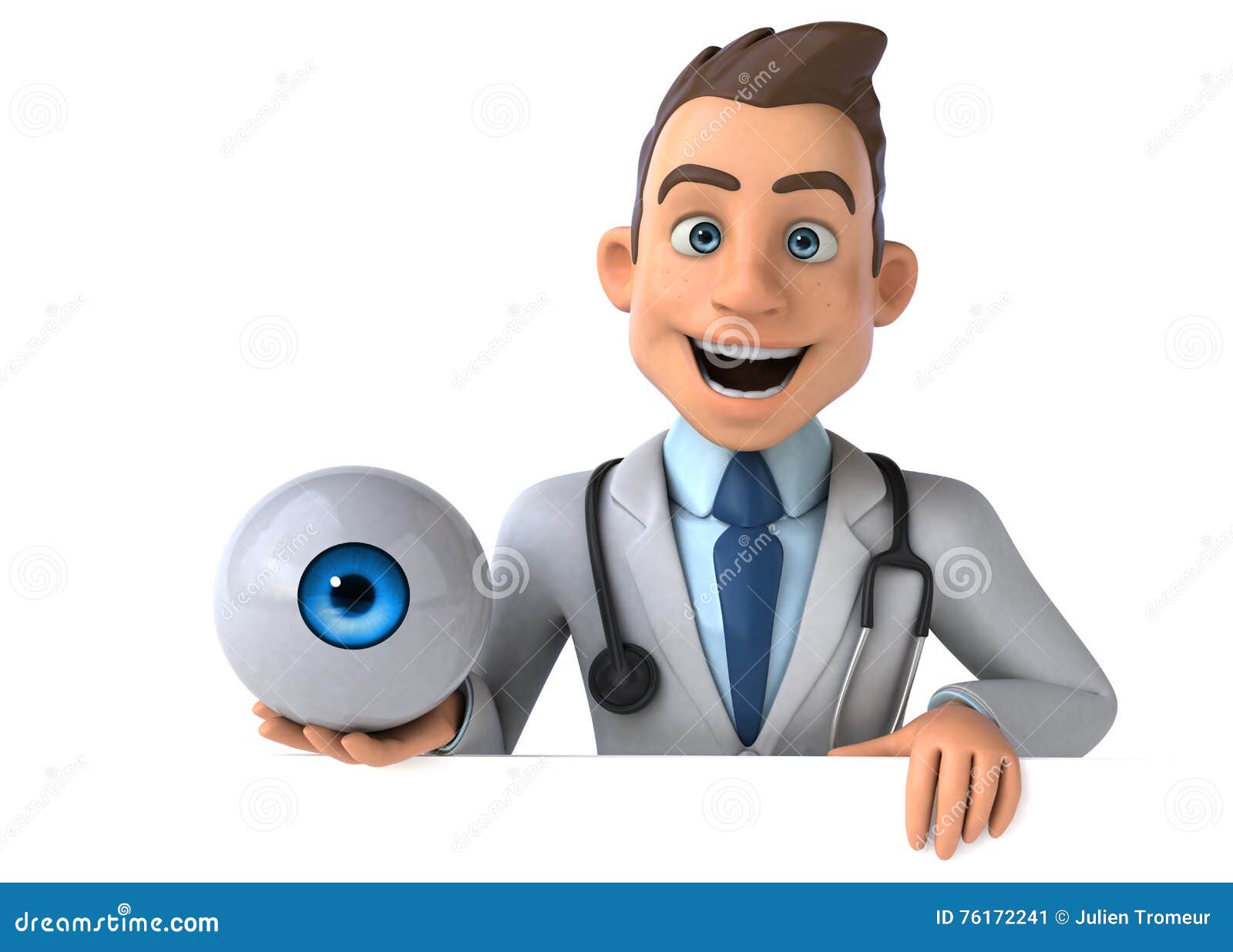 Fun doctor stock illustration. Illustration of hospital - 76172241