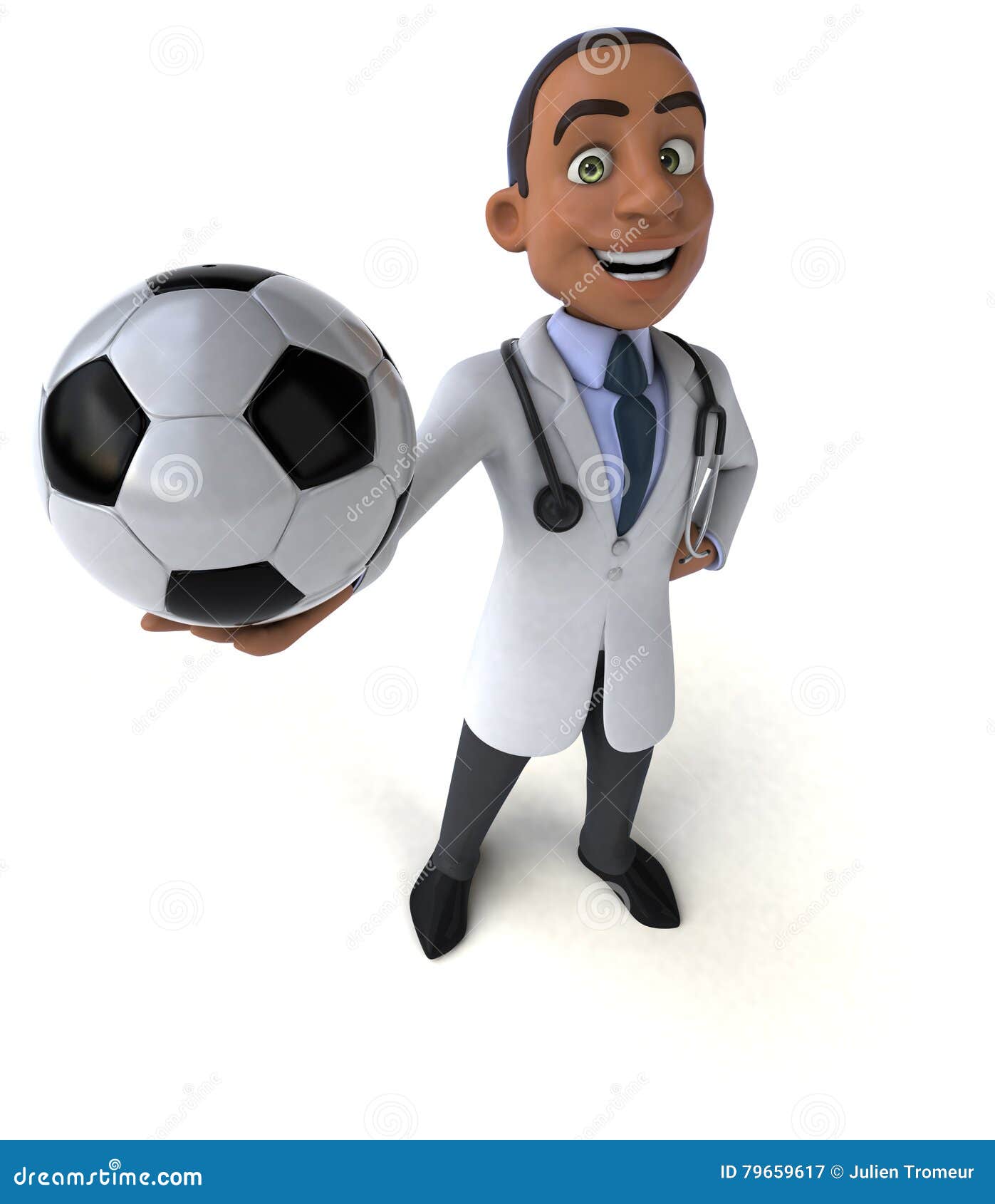 Fun doctor stock illustration. Illustration of practitioner - 79659617