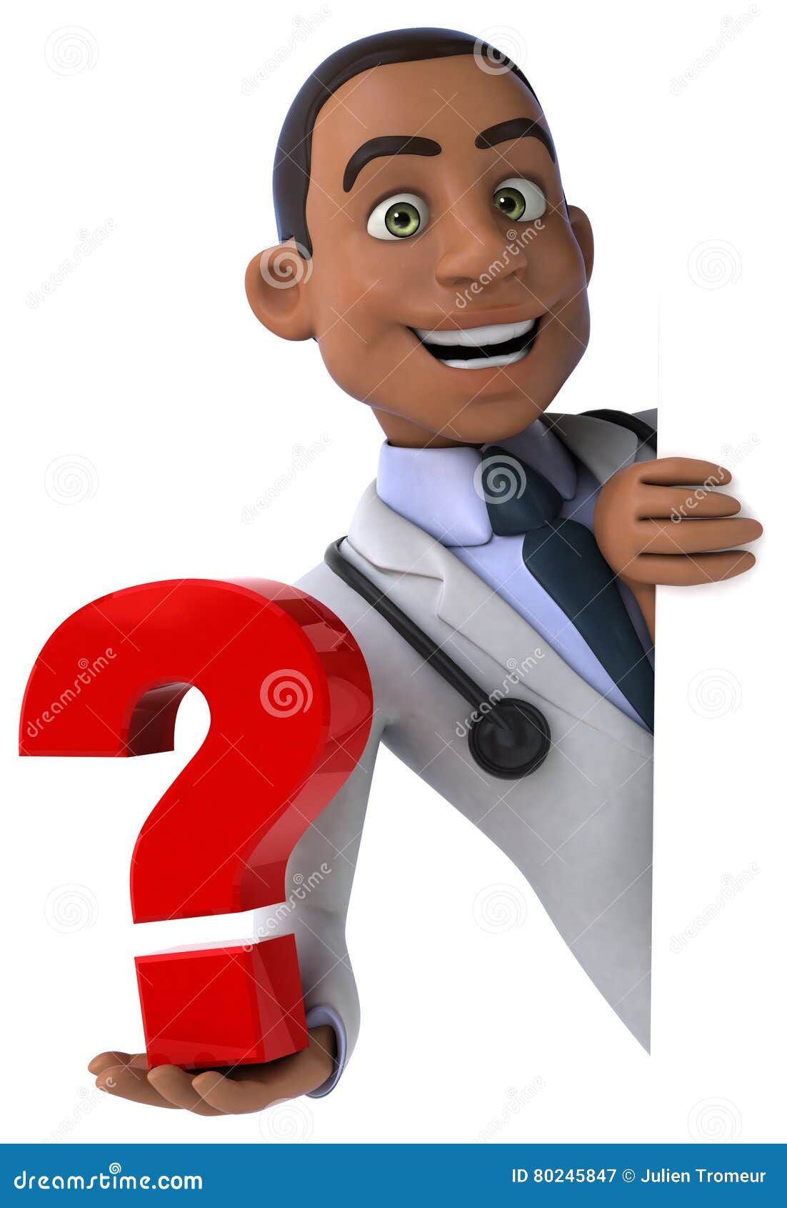 Fun doctor stock illustration. Illustration of male, healthcare - 80245847