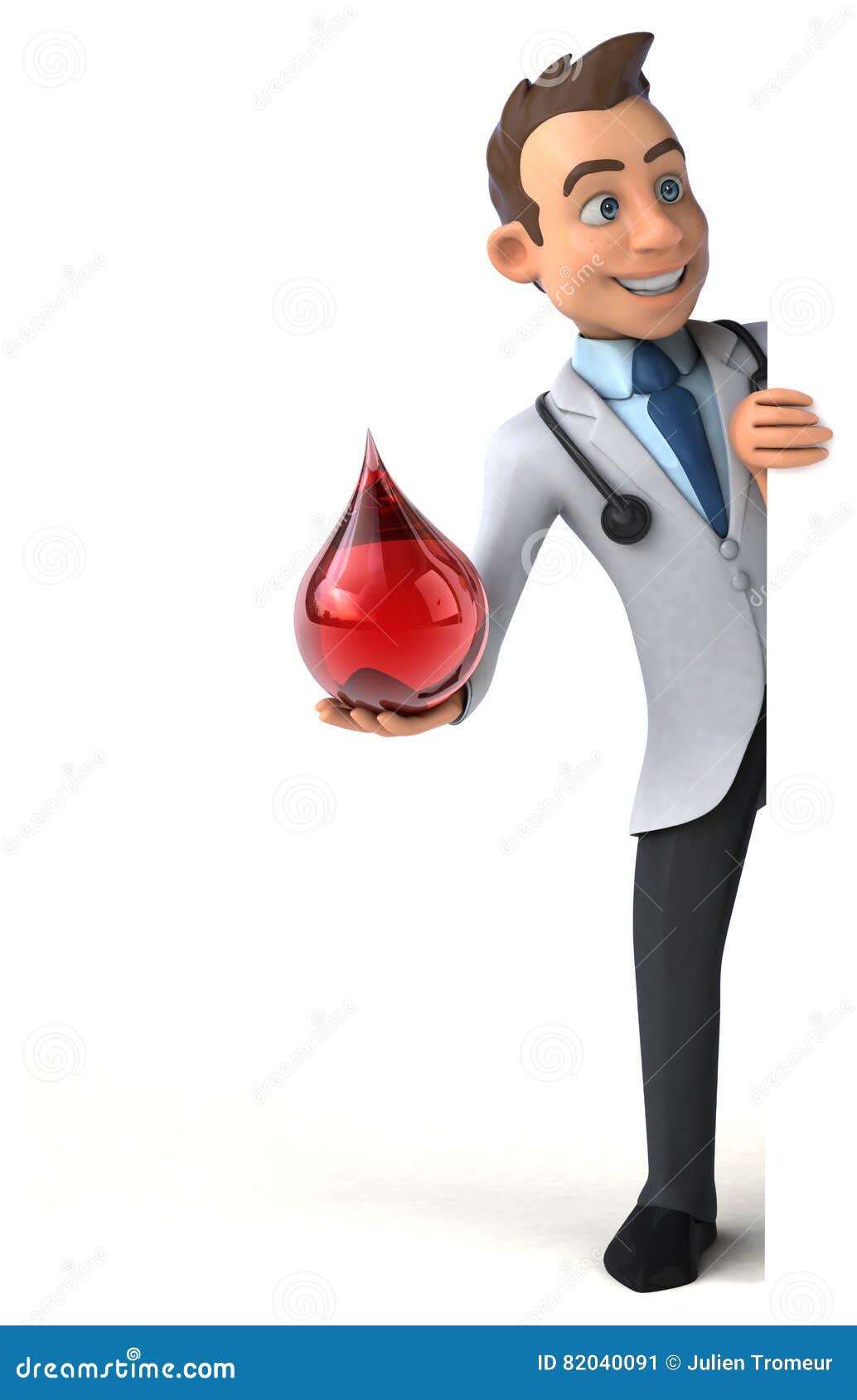 Fun doctor stock illustration. Illustration of cartoon - 82040091