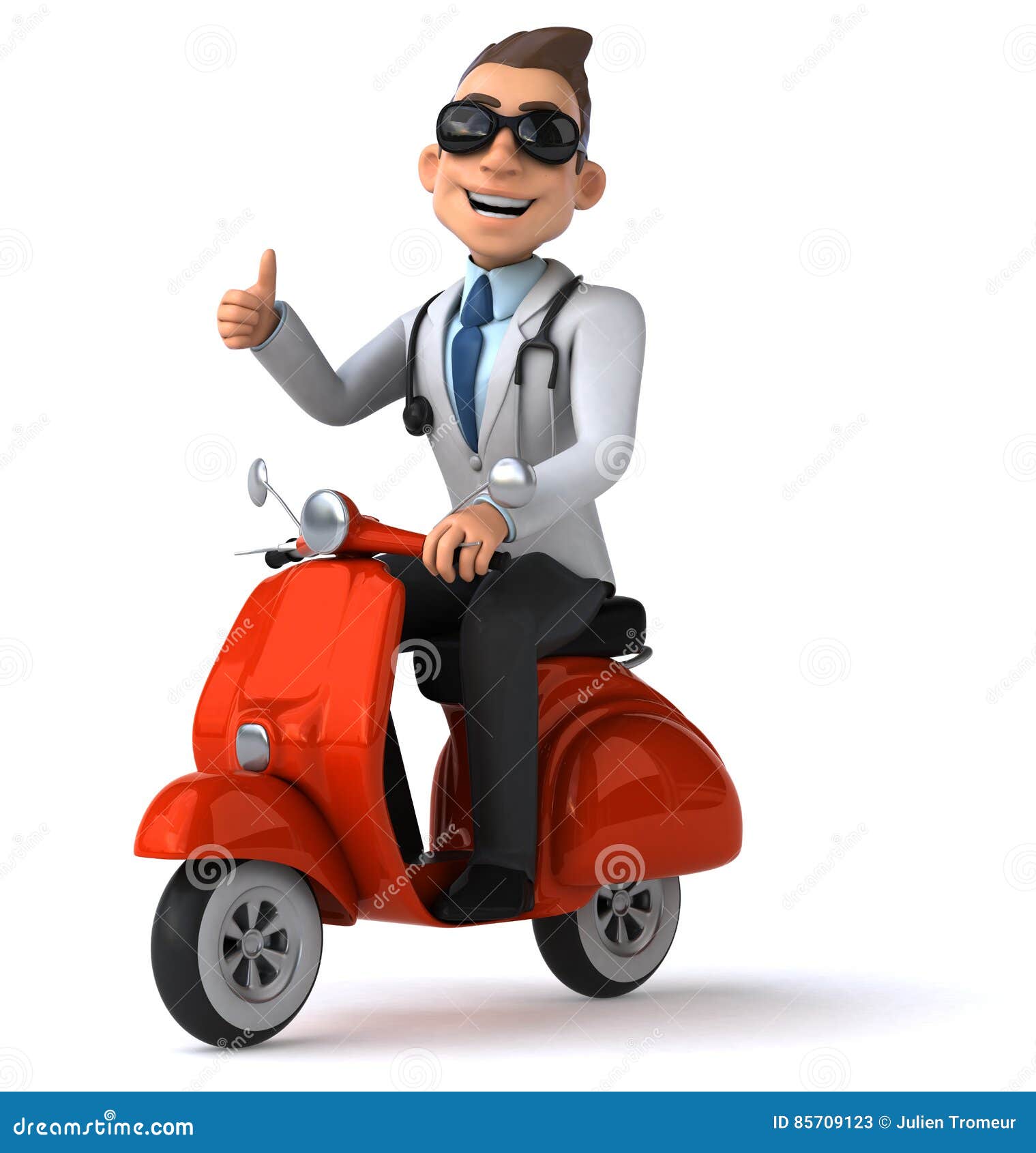 Fun doctor stock illustration. Illustration of hospital - 85709123