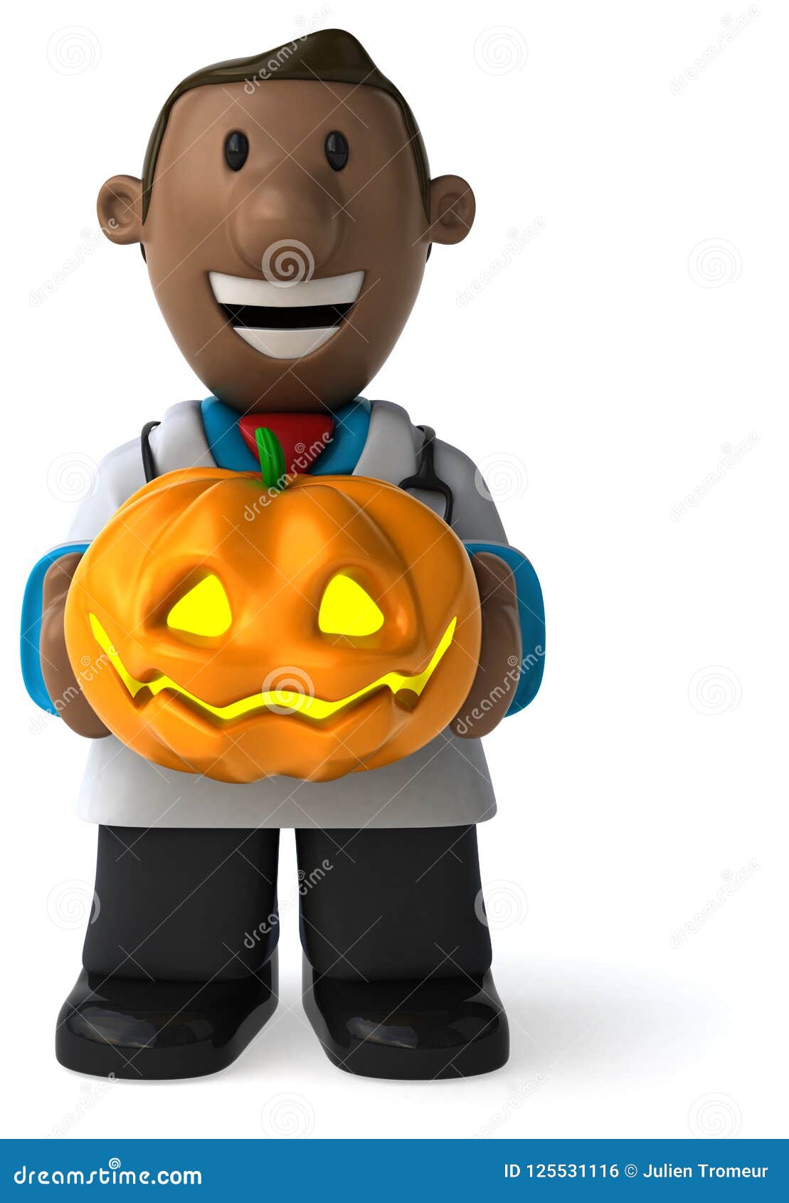 Fun Doctor - 3D Illustration Stock Illustration - Illustration of ...