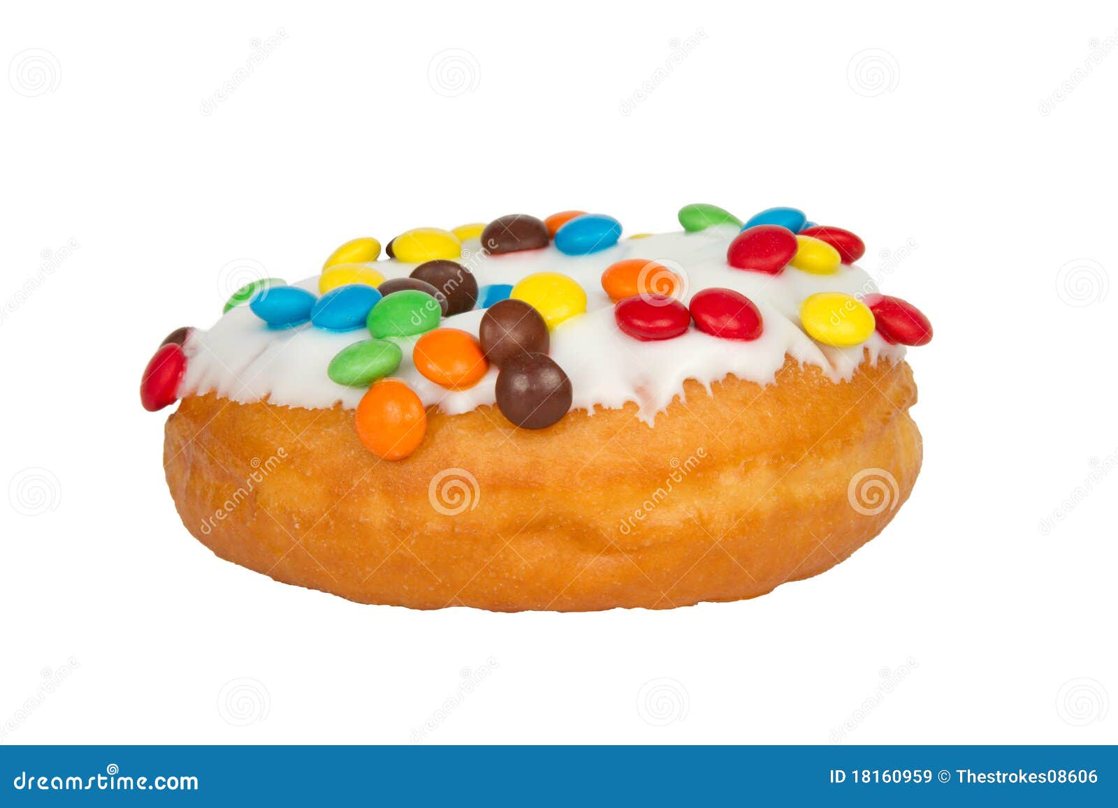 Fun Donut stock image. Image of bake, dough, sugar, birthday - 18160959