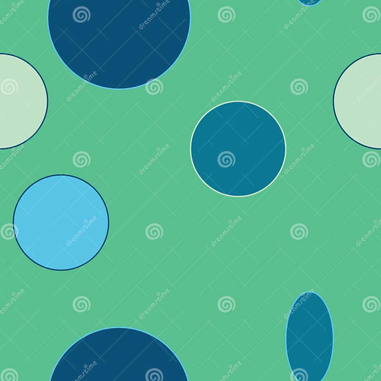 Fun Dots, Seamless Vector Color Polka Dot Pattern Background Stock ...