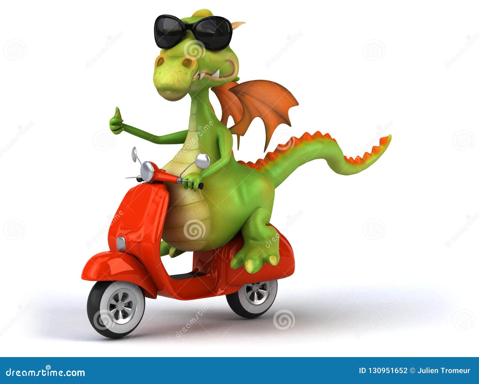 Fun dragon stock illustration. Illustration of character - 130951652