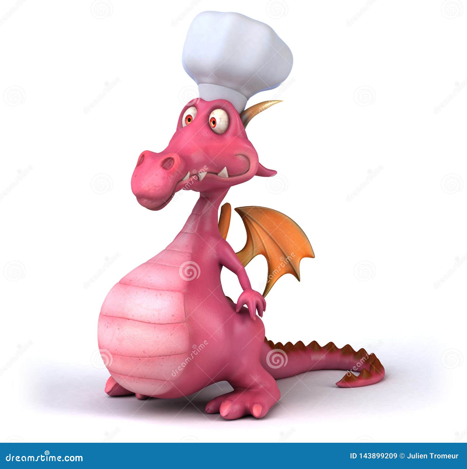 Fun dragon stock illustration. Illustration of funny - 143899209