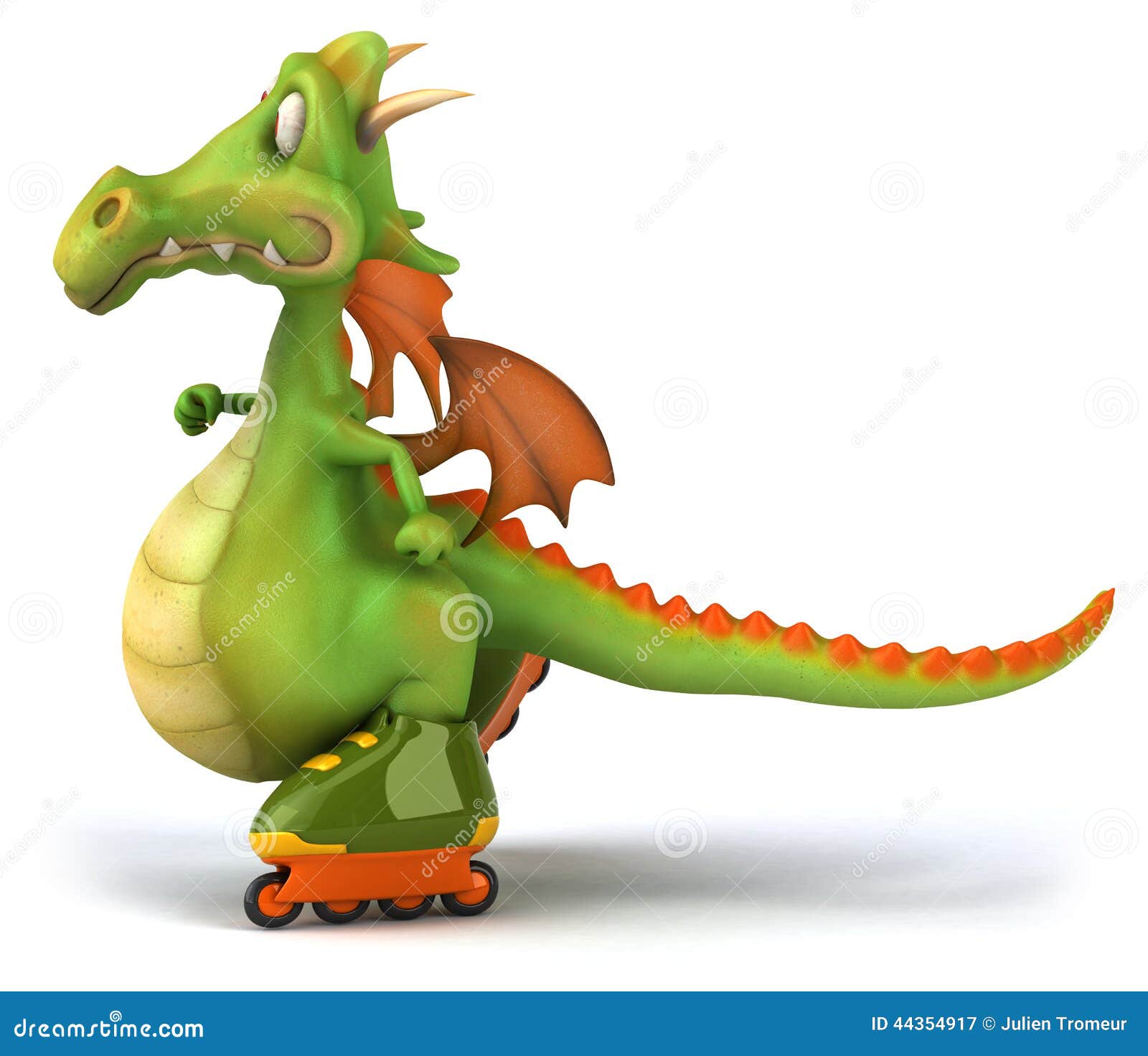 Fun dragon stock illustration. Illustration of cute, artwork - 44354917