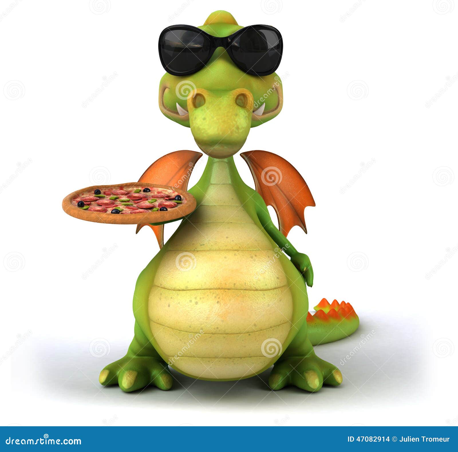Fun dragon stock illustration. Illustration of fairy - 47082914