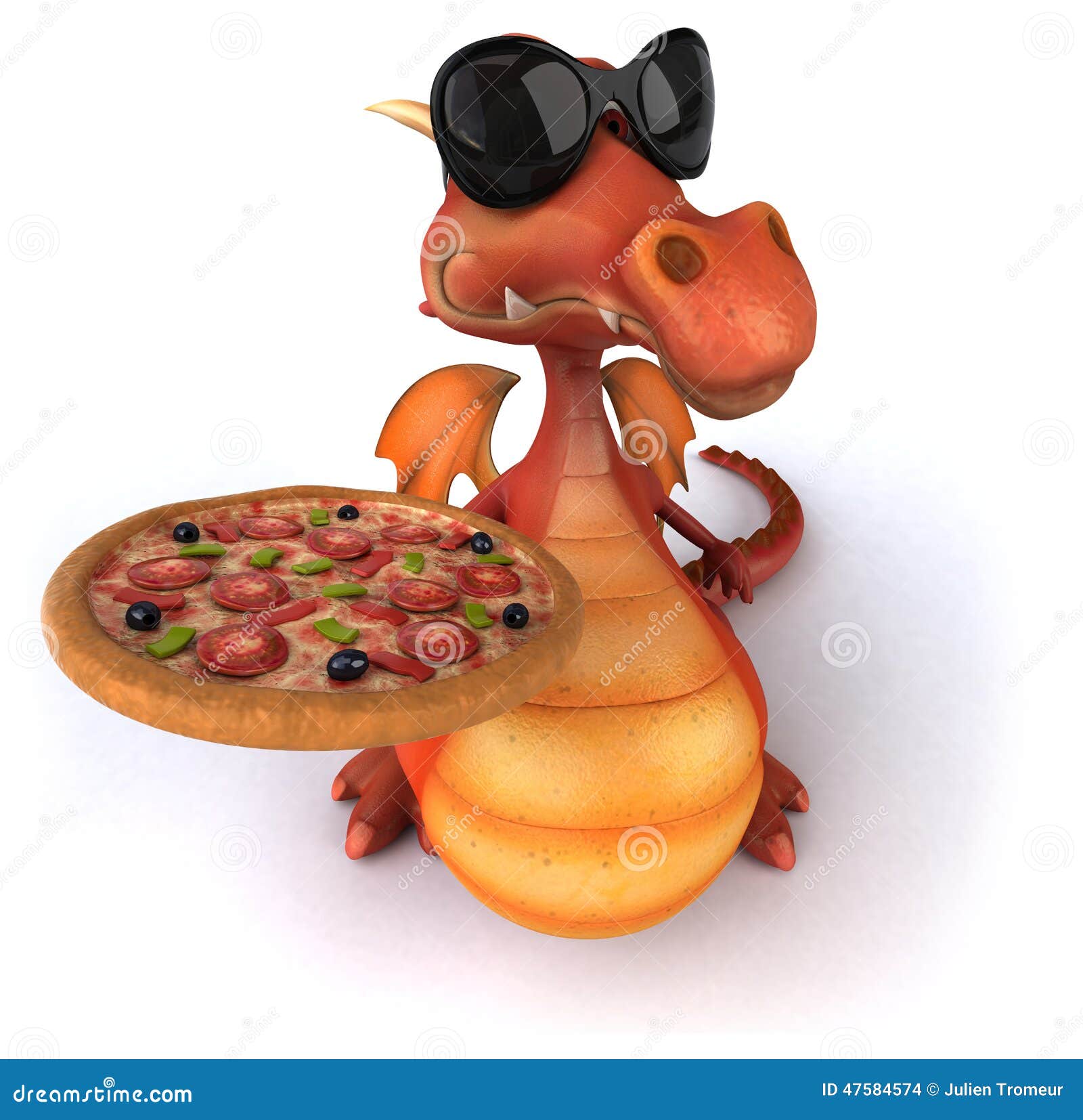 Fun dragon stock illustration. Illustration of design - 47584574