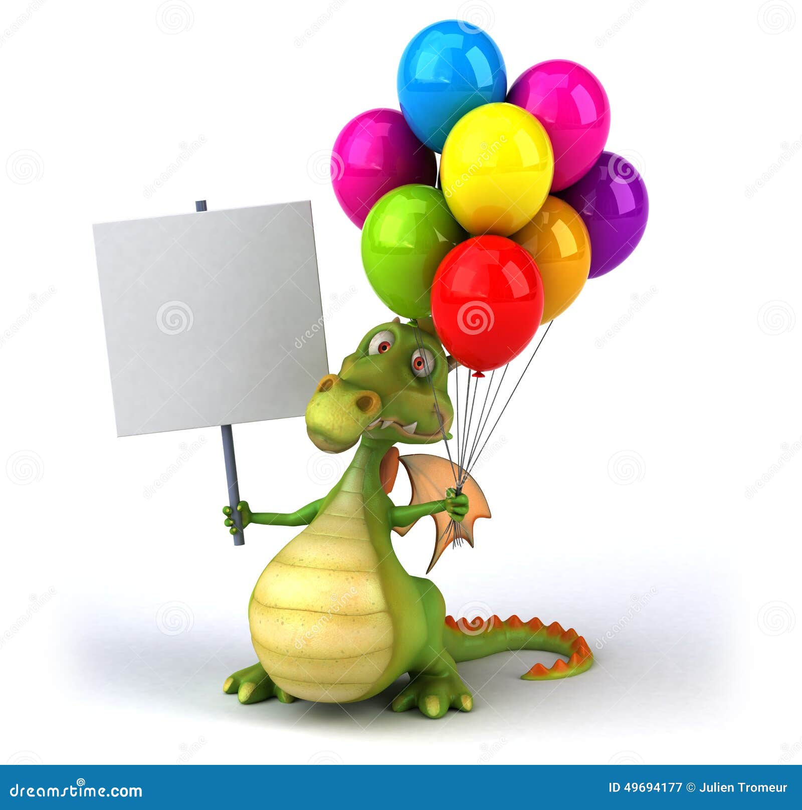 Fun dragon stock illustration. Illustration of funny - 49694177