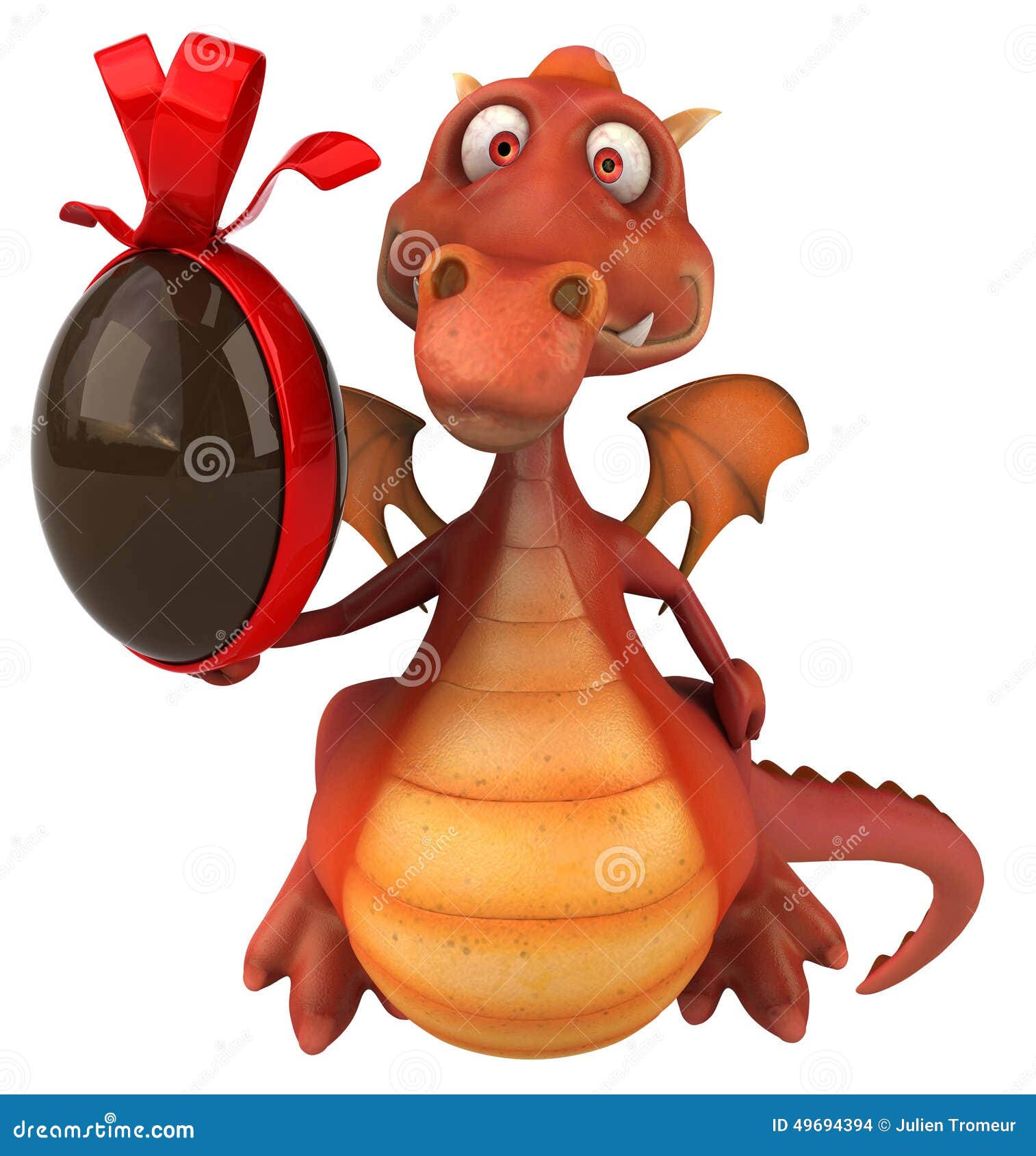 Fun dragon stock illustration. Illustration of funny - 49694394