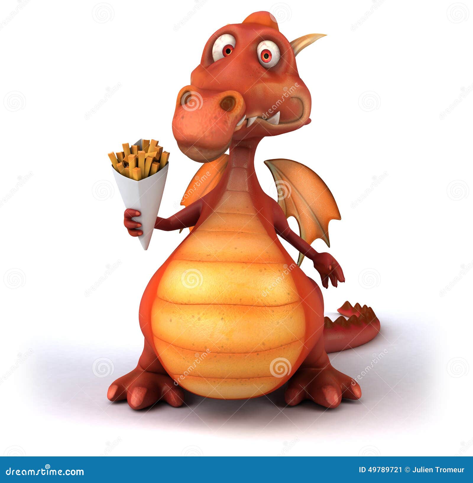 Fun dragon stock illustration. Illustration of funny - 49789721