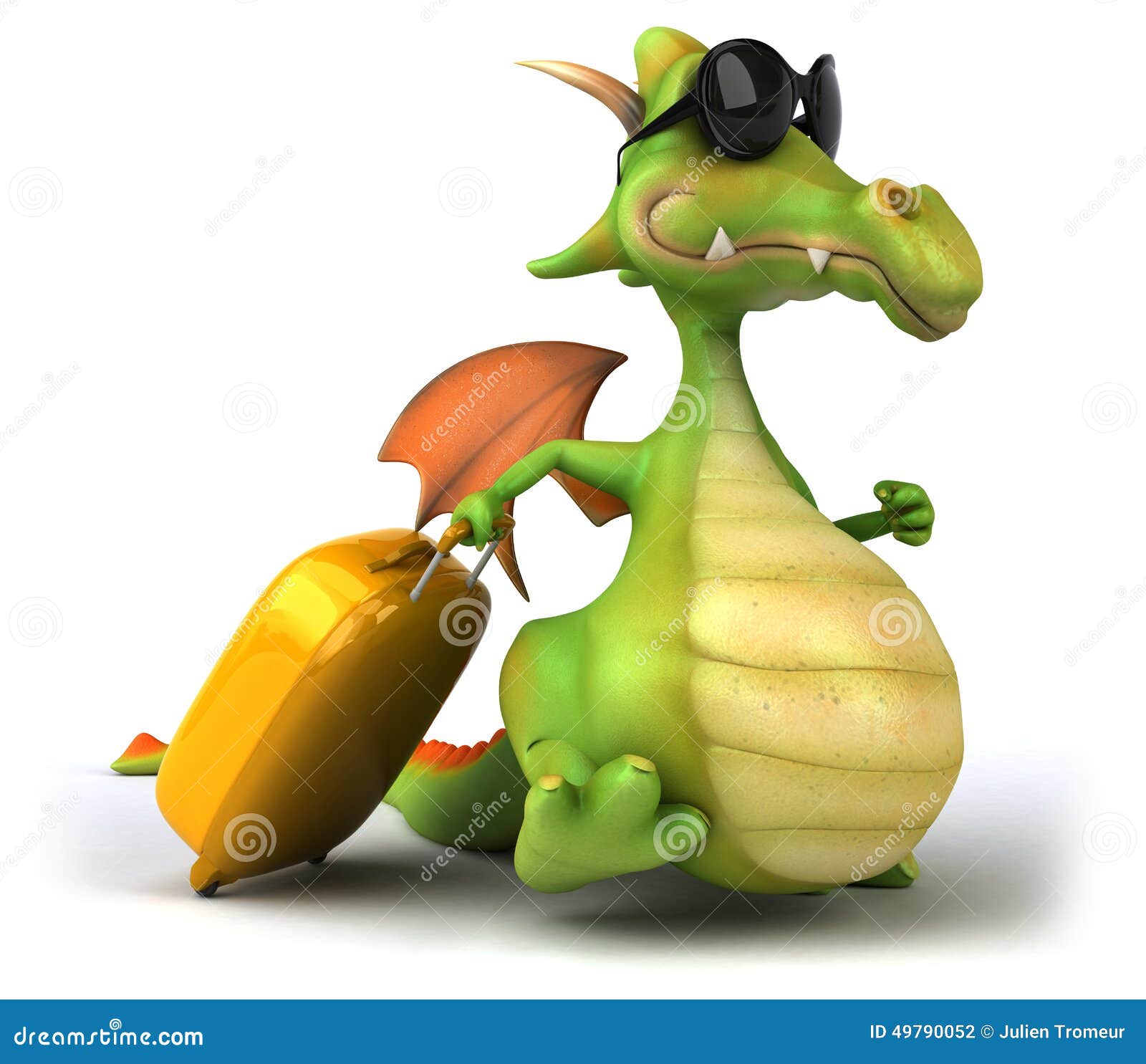 Fun dragon stock illustration. Illustration of funny - 49790052