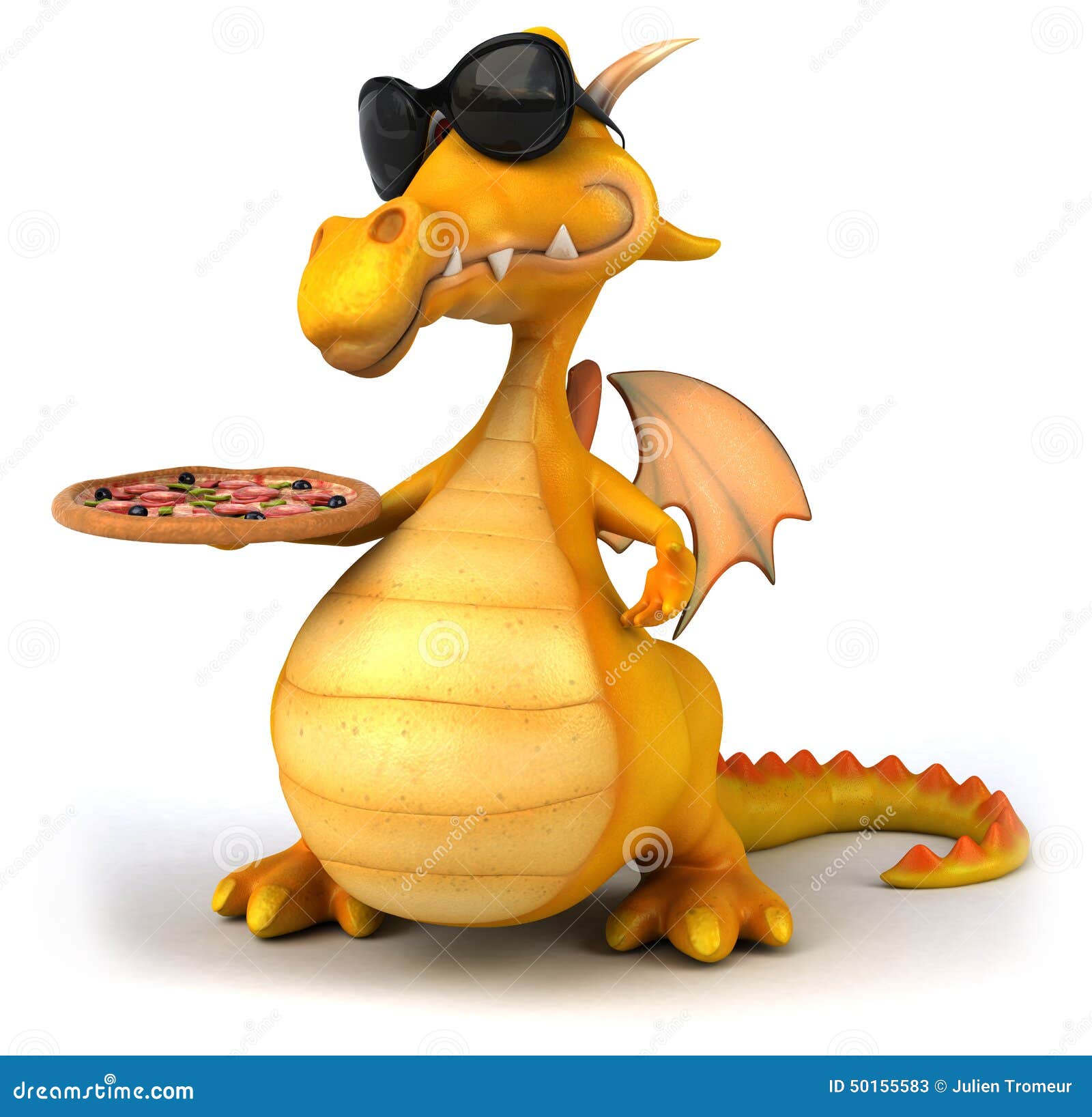 Fun dragon stock illustration. Illustration of dragon - 50155583