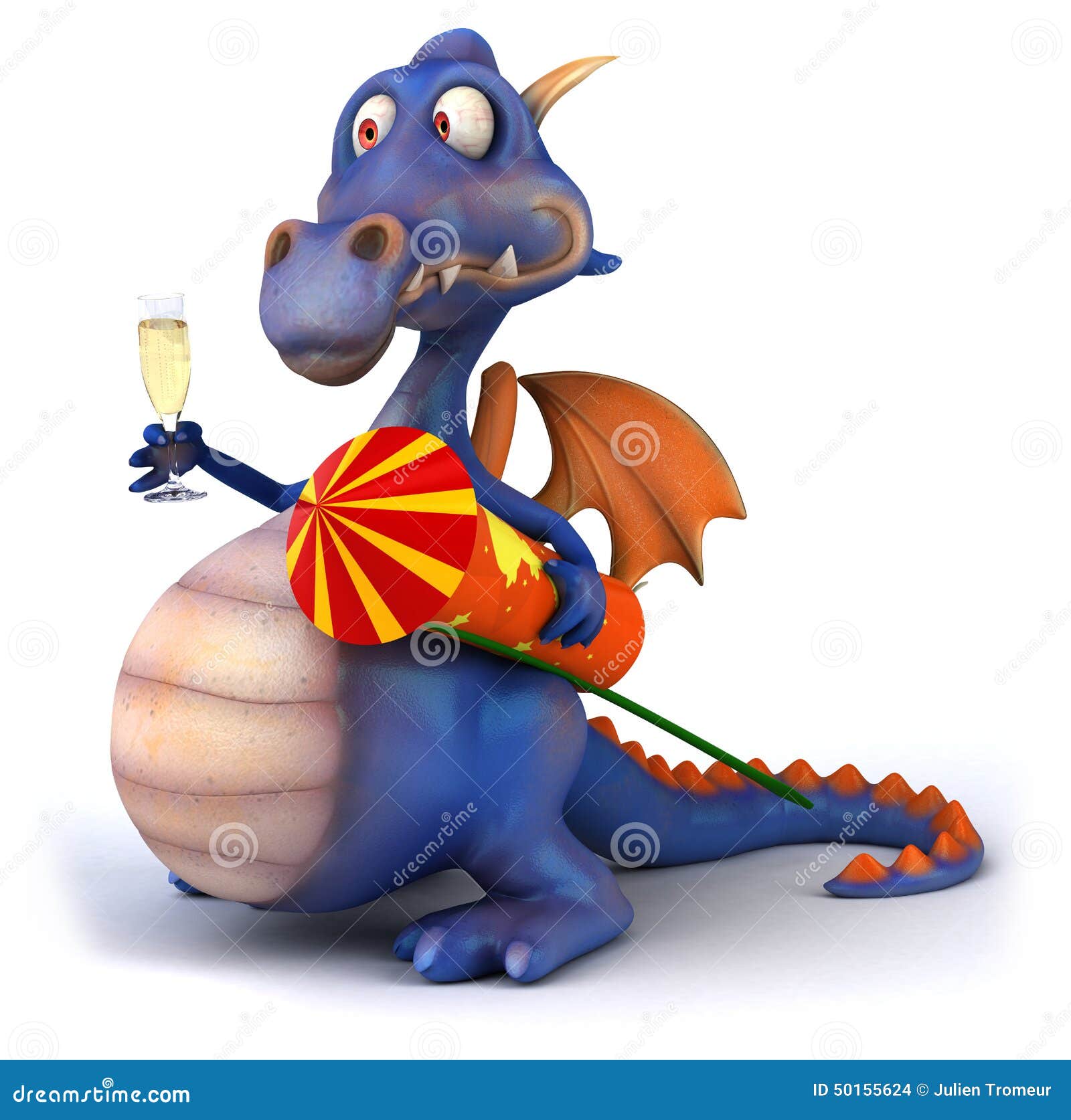 Fun dragon stock illustration. Illustration of head, wing - 50155624