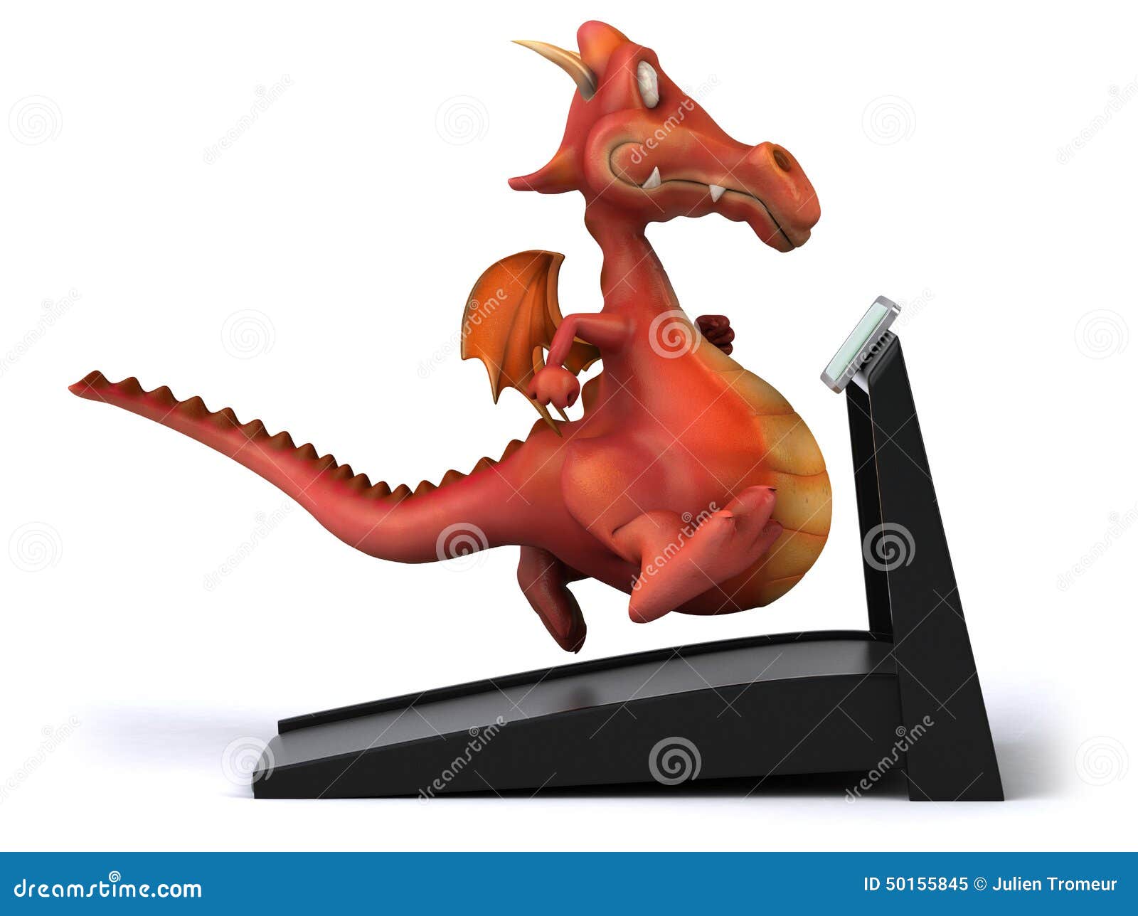 Fun dragon stock illustration. Illustration of character - 50155845