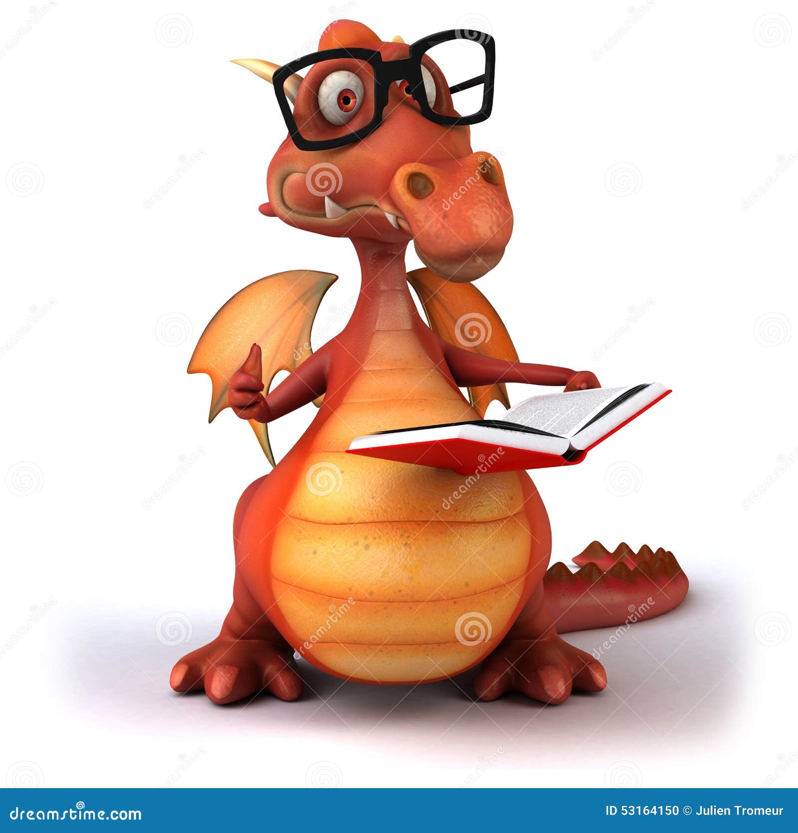 Fun dragon stock illustration. Illustration of asian - 53164150