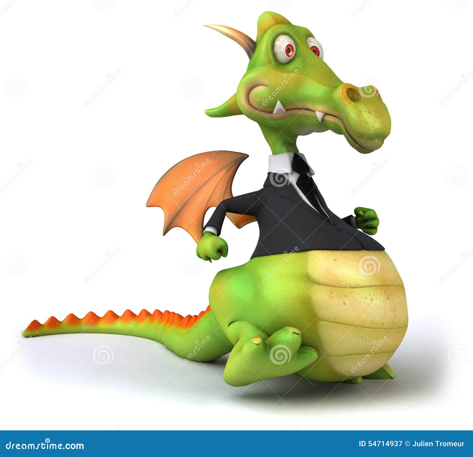 Fun dragon stock illustration. Illustration of isolated - 54714937