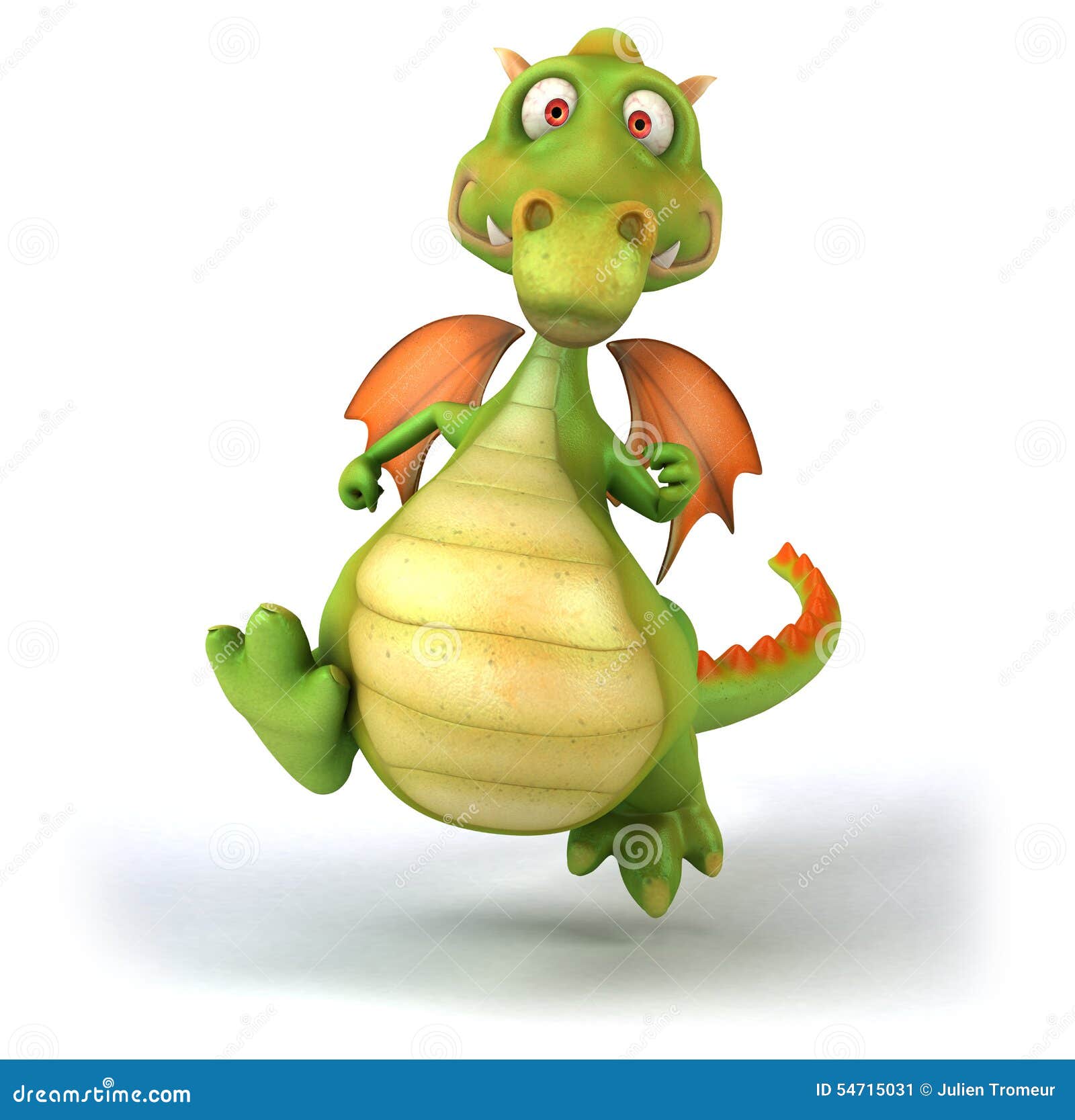Fun dragon stock illustration. Illustration of monster - 54715031