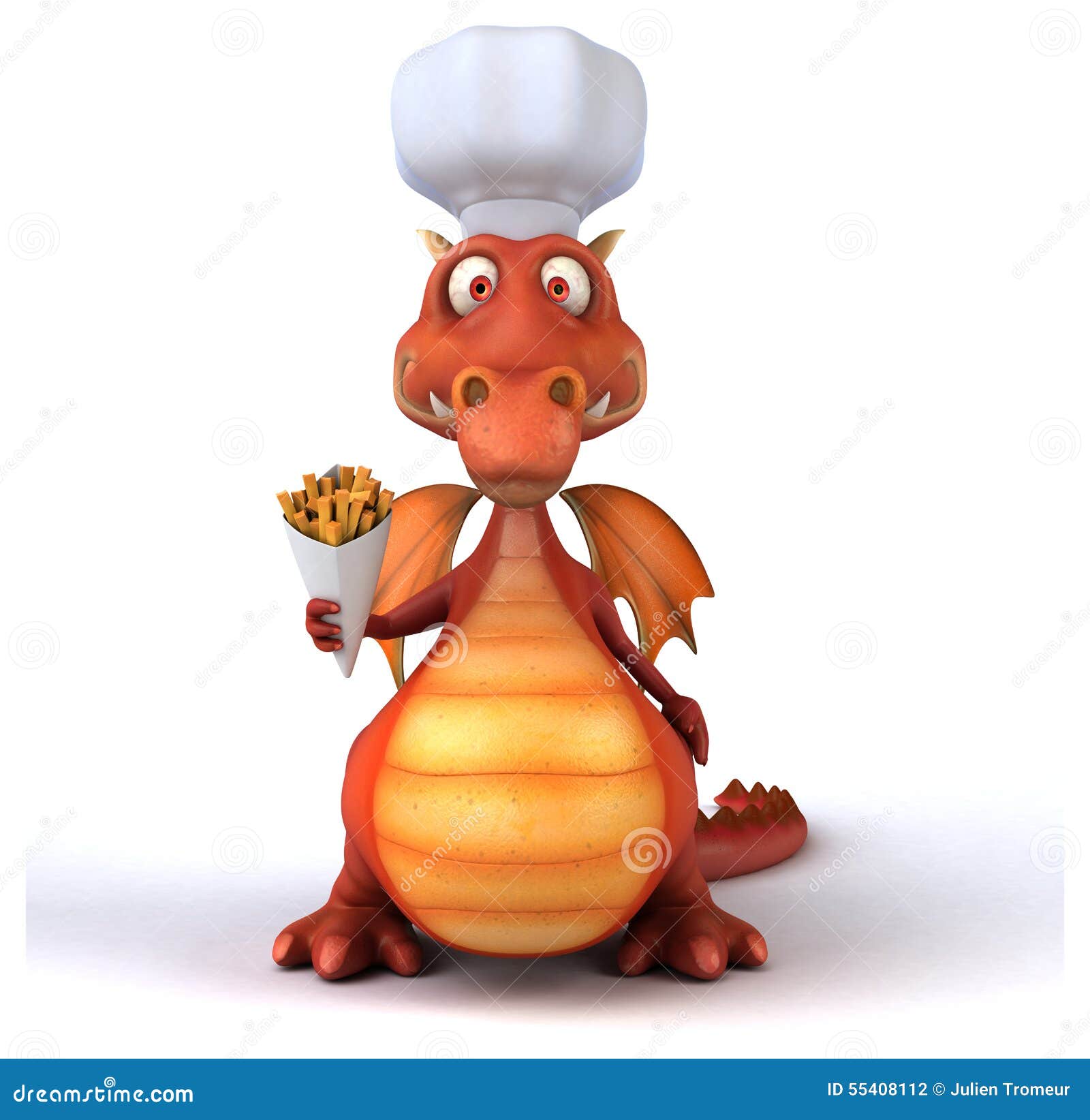 Fun dragon stock illustration. Illustration of cartoon - 55408112