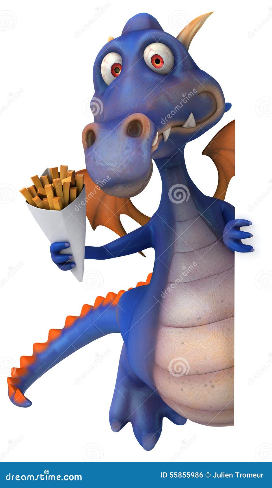 Fun dragon stock illustration. Illustration of mythology - 55855986