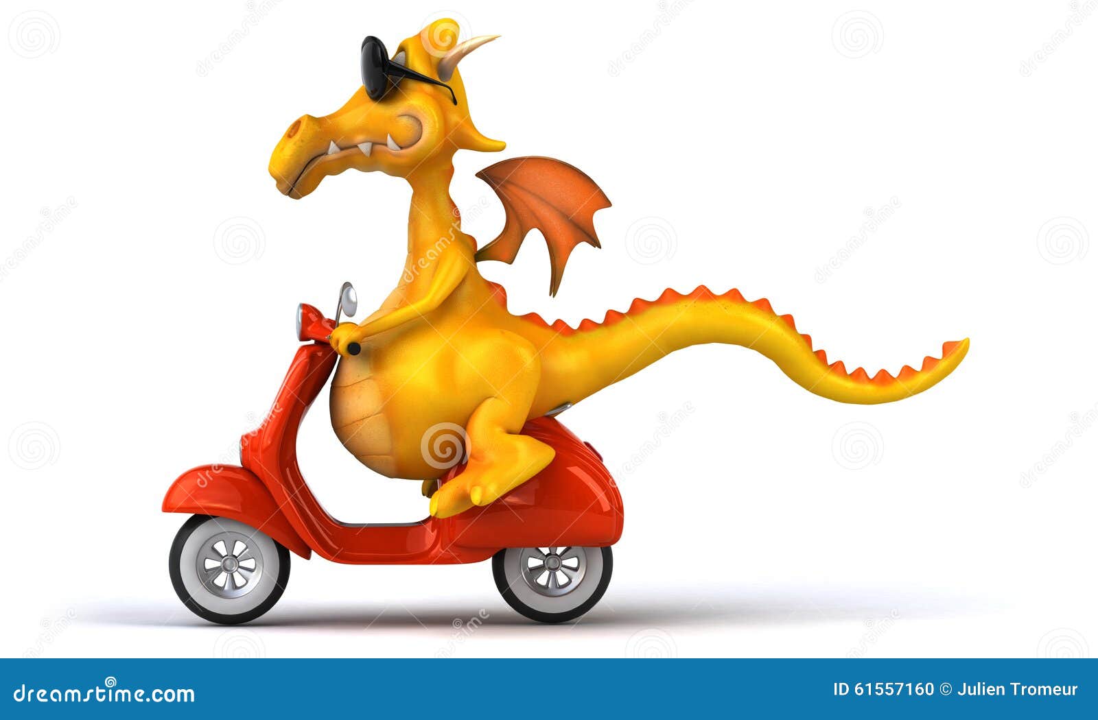 Fun dragon stock illustration. Illustration of italy - 61557160