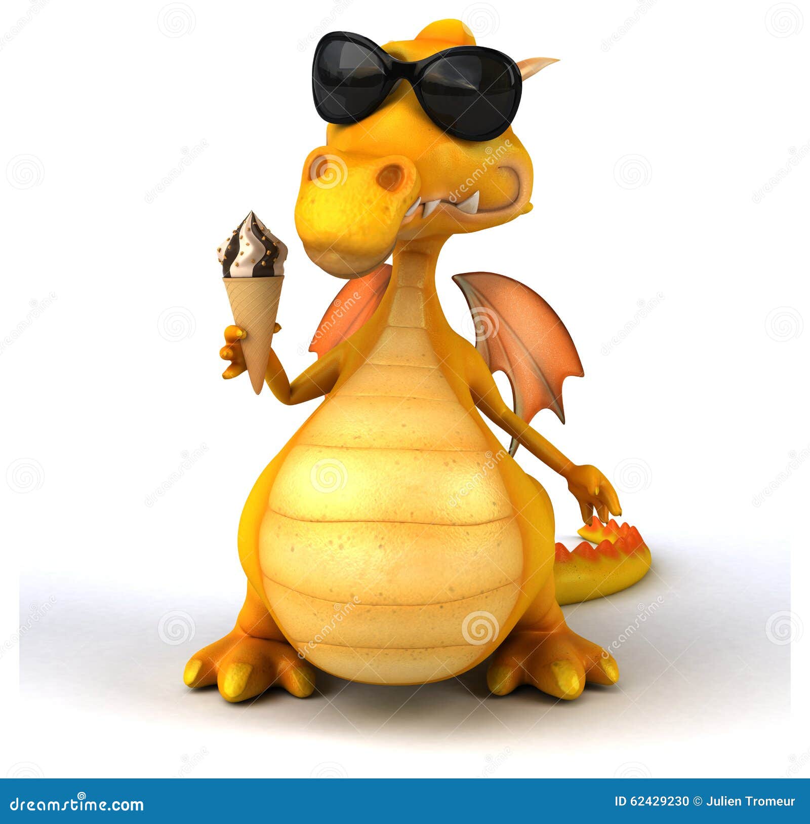 Fun dragon stock illustration. Illustration of asian - 62429230