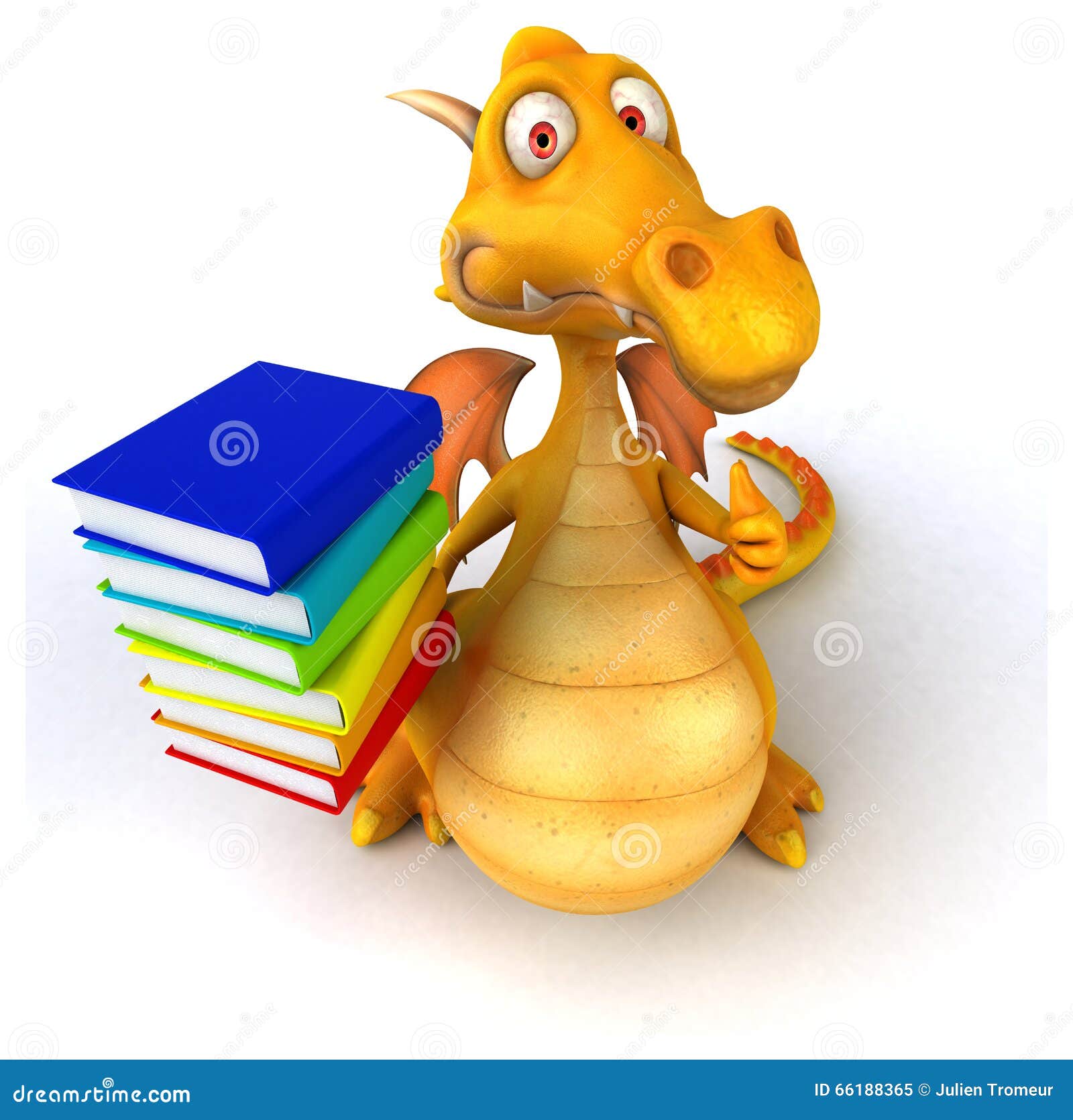 Fun dragon stock illustration. Illustration of design - 66188365