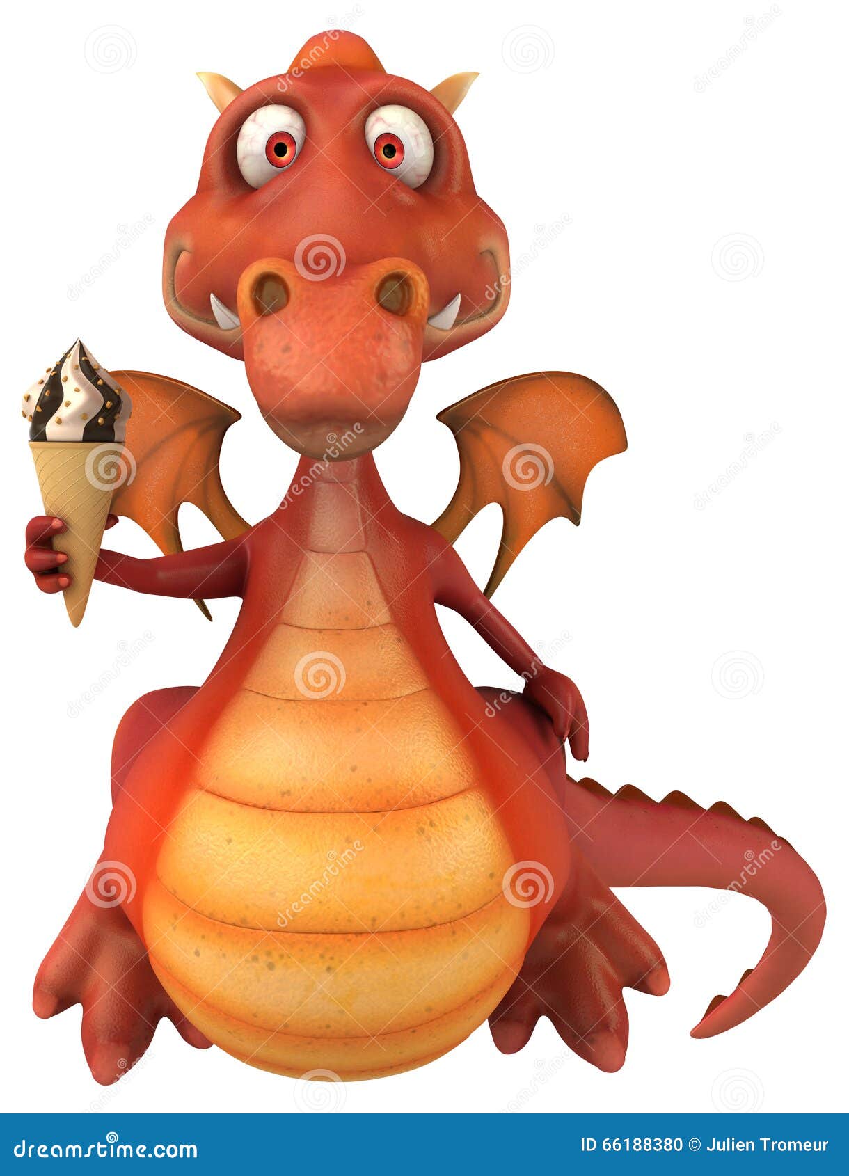 Fun dragon stock illustration. Illustration of mythology - 66188380