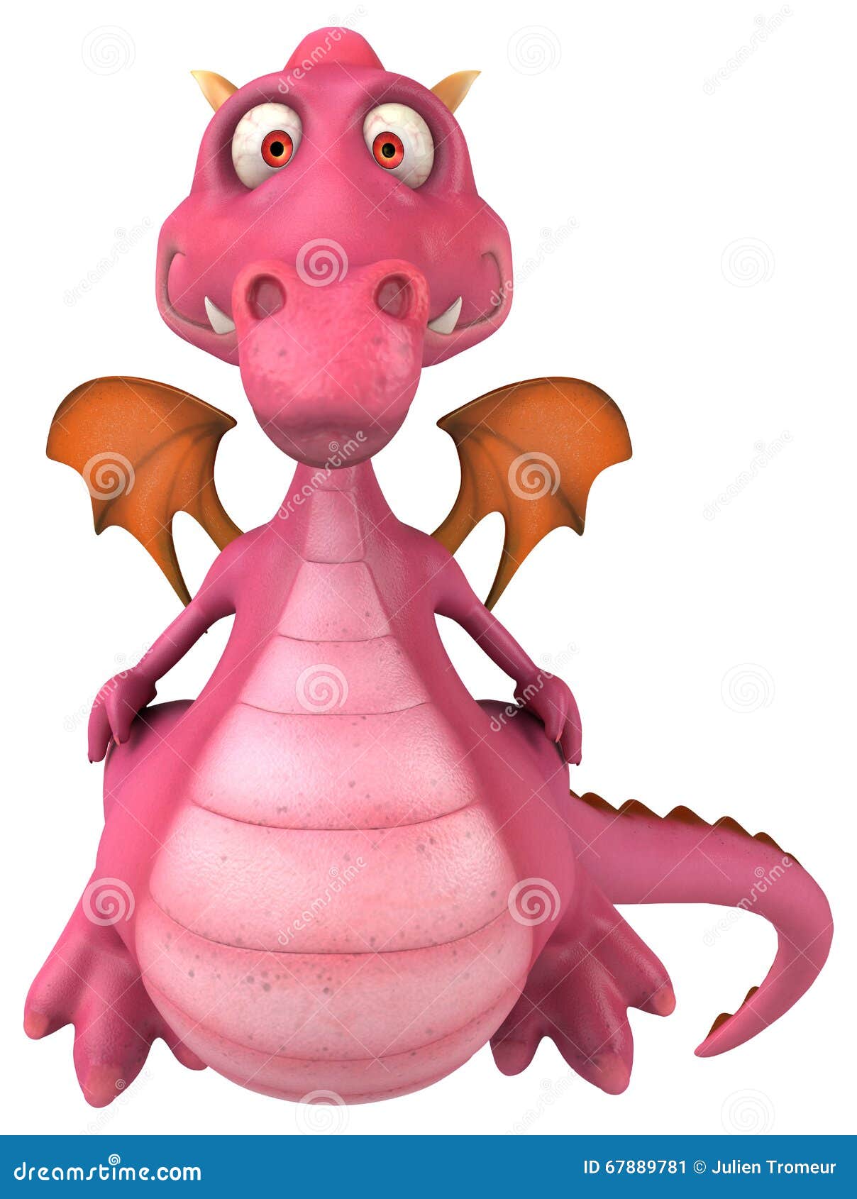 Fun dragon stock illustration. Illustration of smile - 67889781