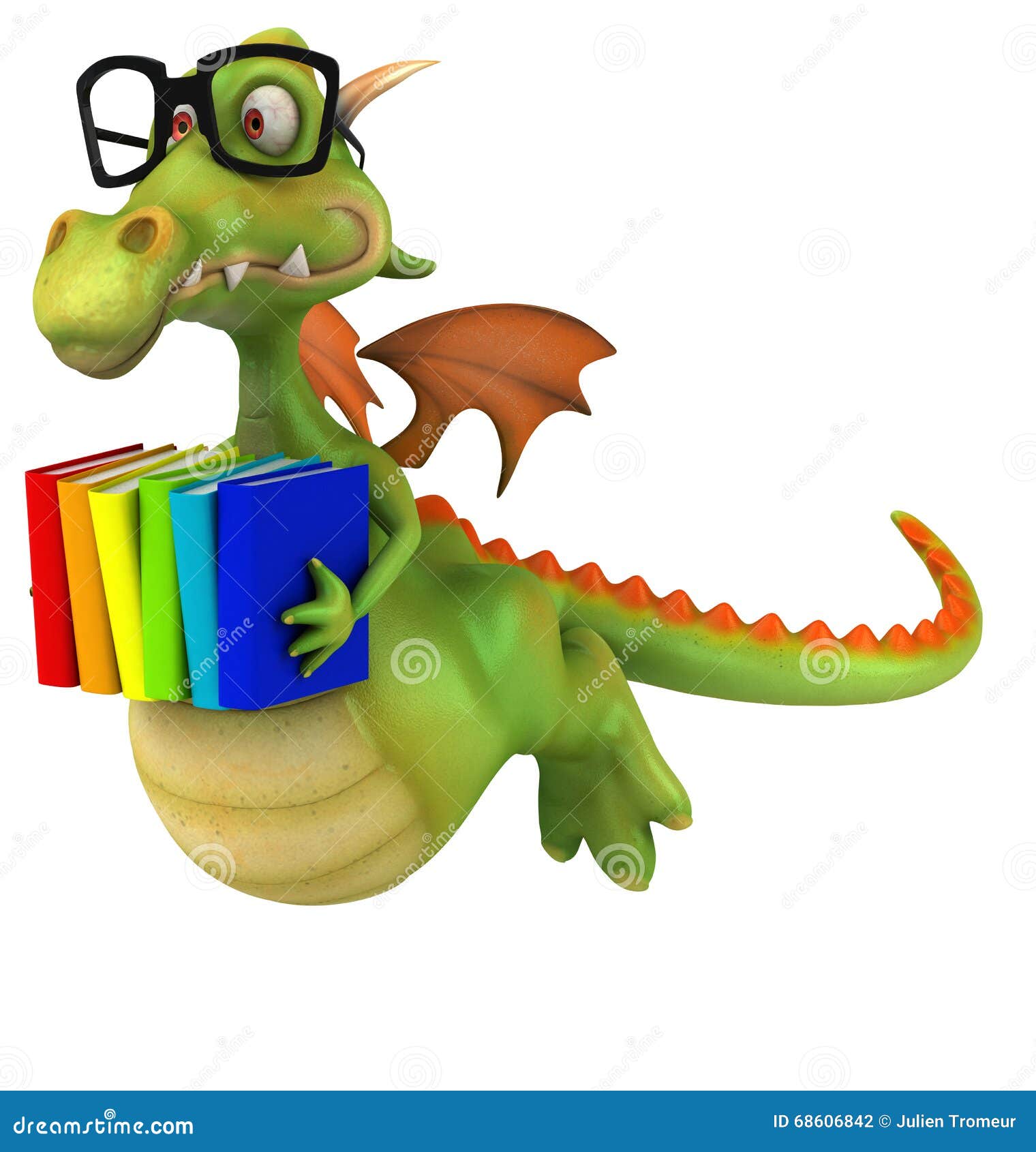 Fun dragon stock illustration. Illustration of symbol - 68606842