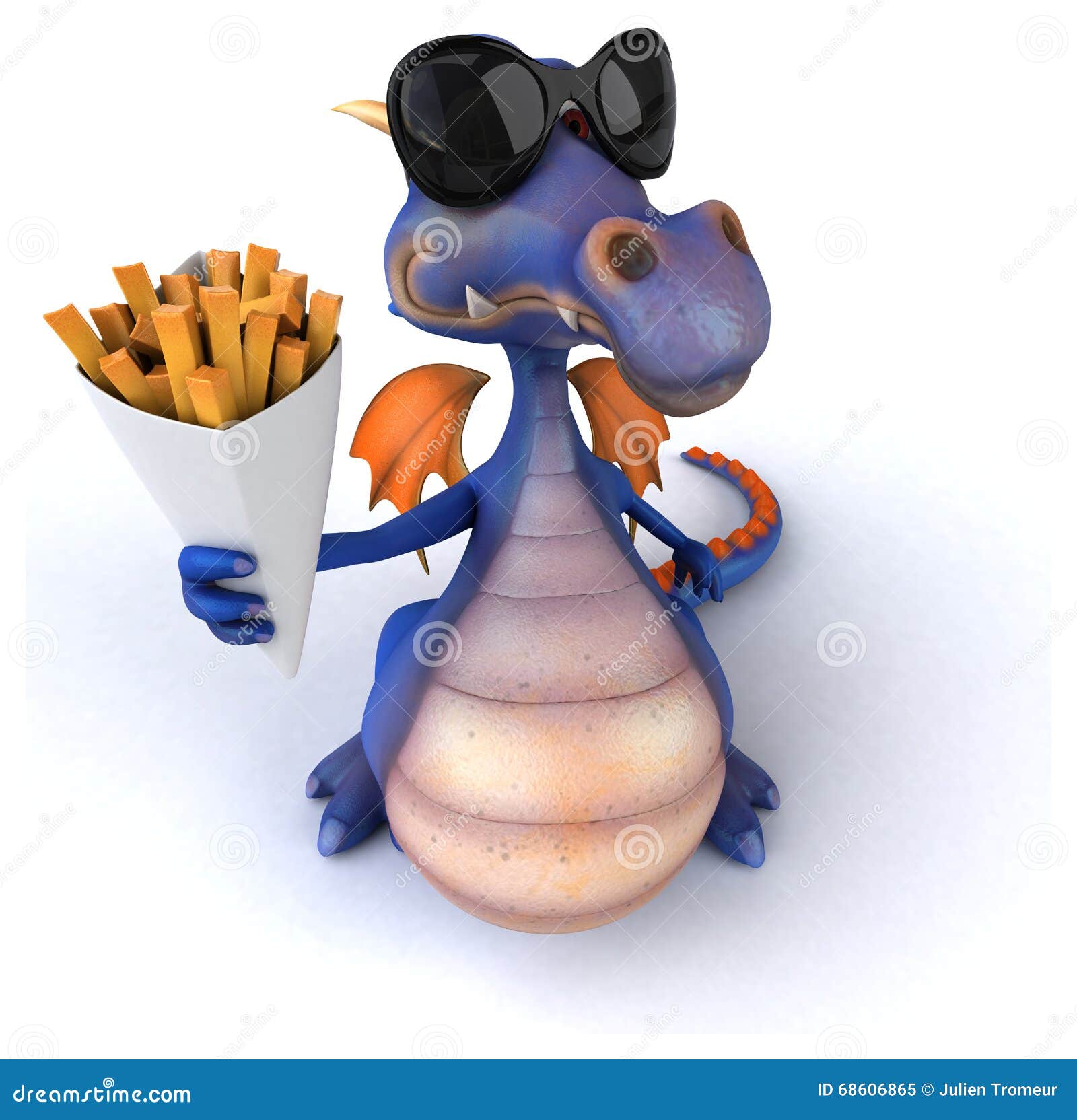 Fun dragon stock illustration. Illustration of asian - 68606865