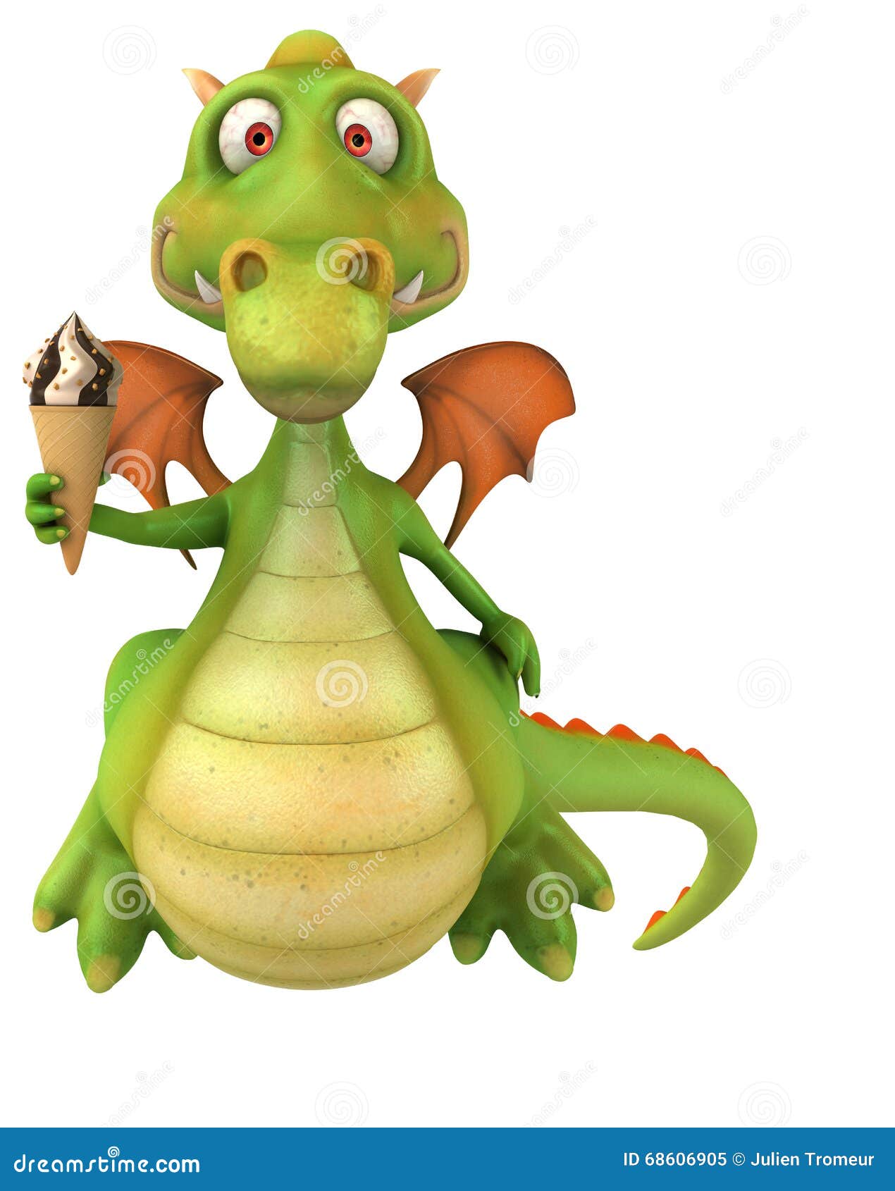 Fun dragon stock illustration. Illustration of head, fantasy - 68606905