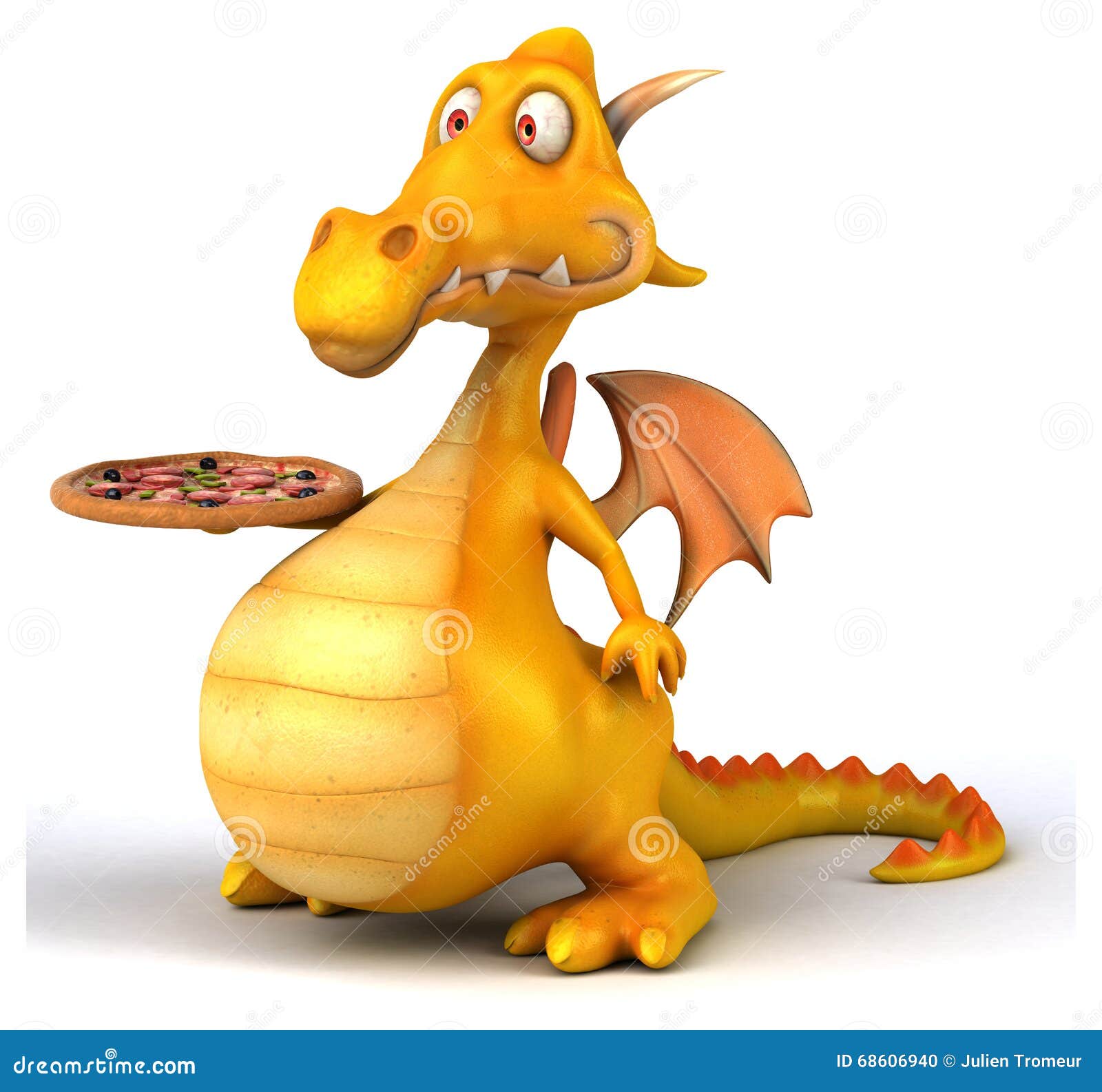Fun dragon stock illustration. Illustration of fantasy - 68606940