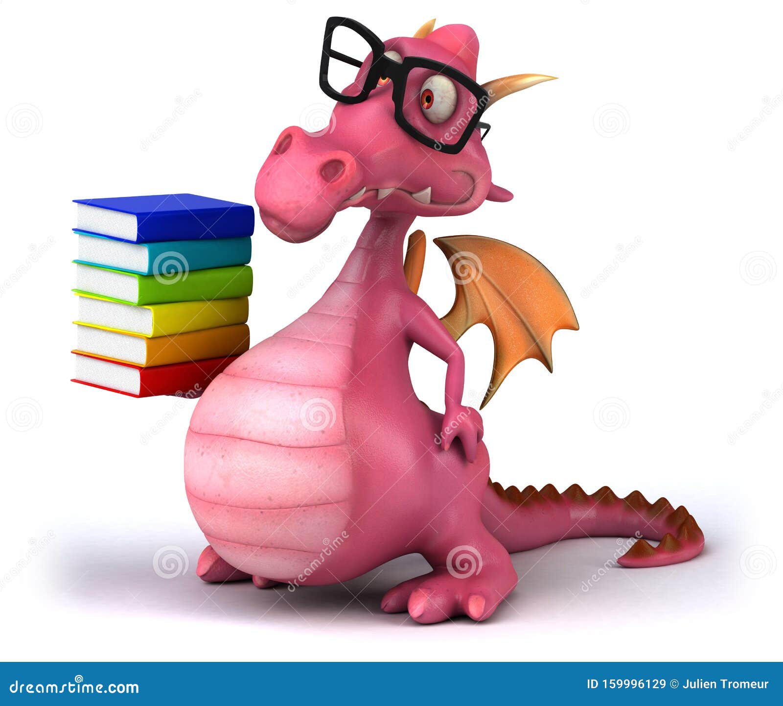 Fun dragon stock illustration. Illustration of artwork - 159996129