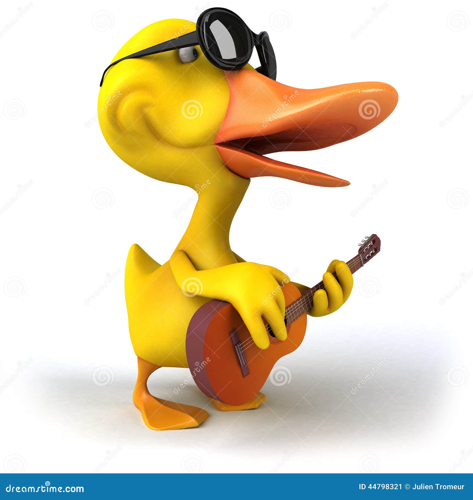 Fun duck stock illustration. Illustration of bill, flying - 44798321