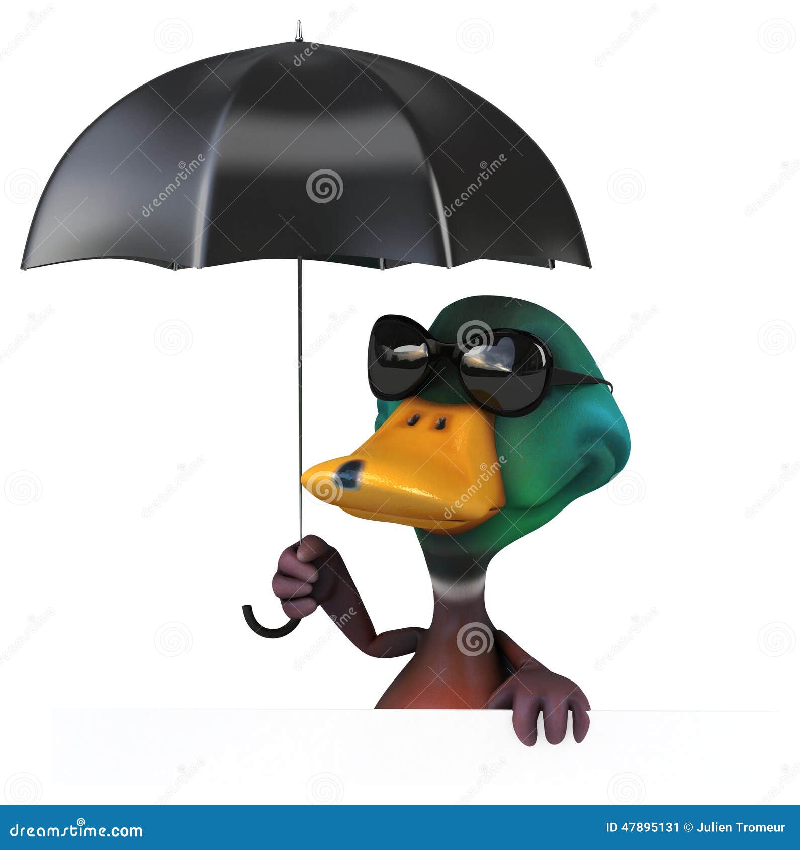 Fun duck stock illustration. Illustration of animal, avian - 47895131