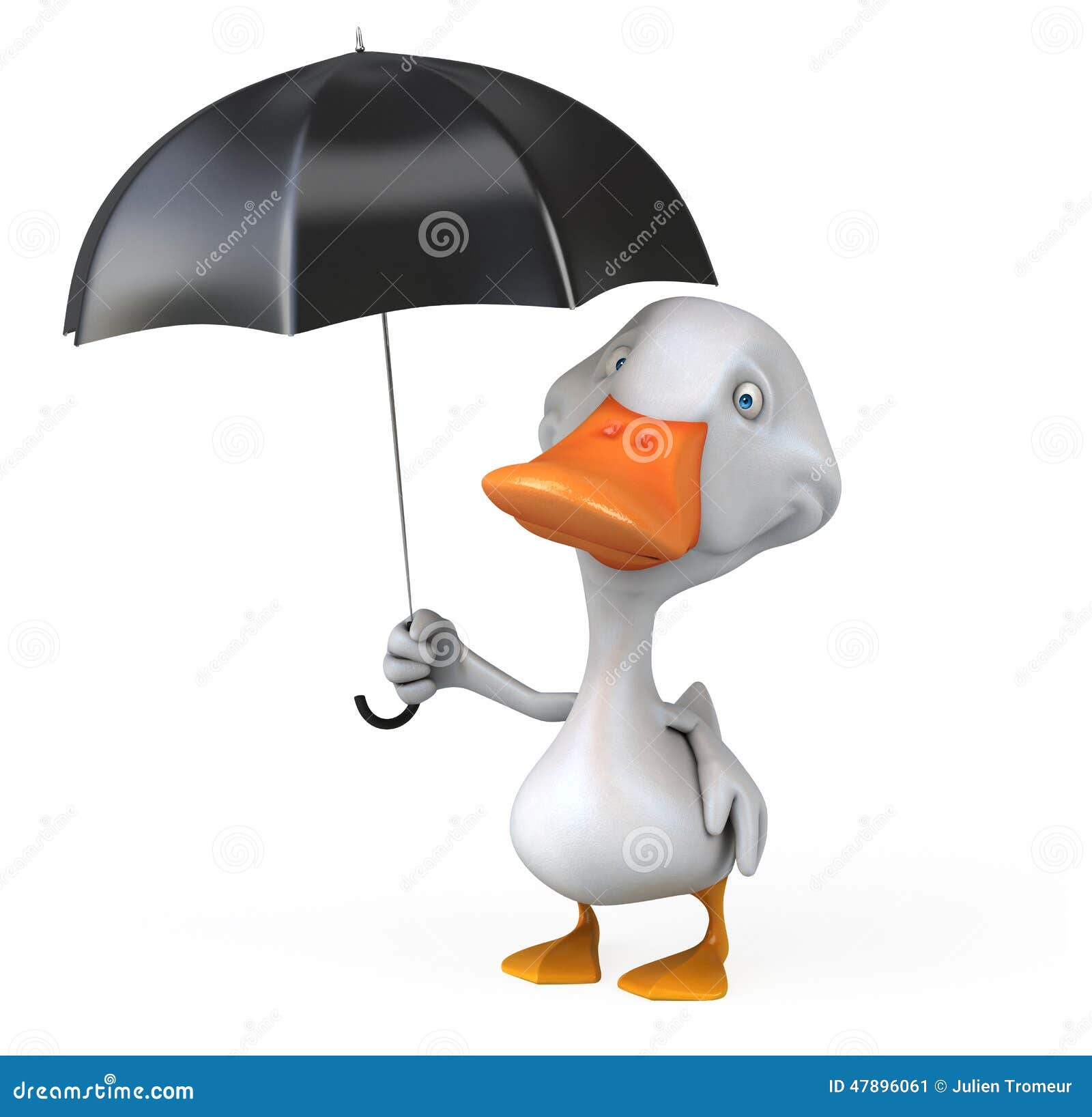 Fun duck stock illustration. Illustration of bird, feather - 47896061